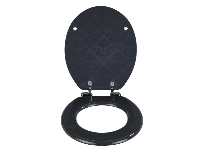 Wenko WC-Sitz Bellevue mit Easy-Close MDF Schwarz kaufen bei OBI