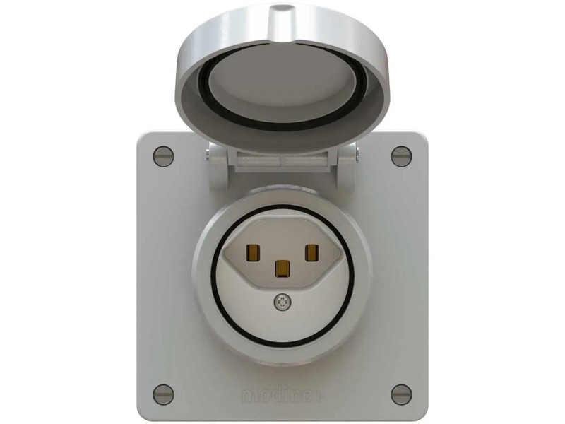 Steckdose Exo 1 x Typ23 IP55 Lichtgrau Gr. 1 x 1 kaufen bei OBI