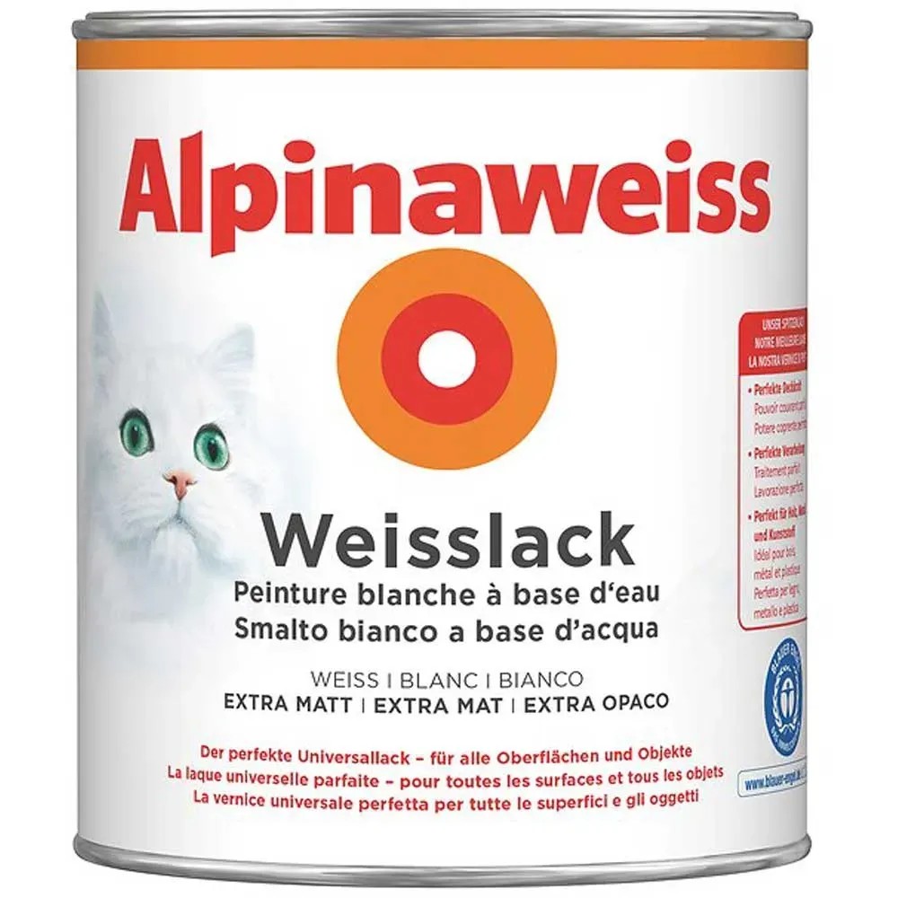 Alpinaweiss Weisslack extra matt 750 ml kaufen bei OBI