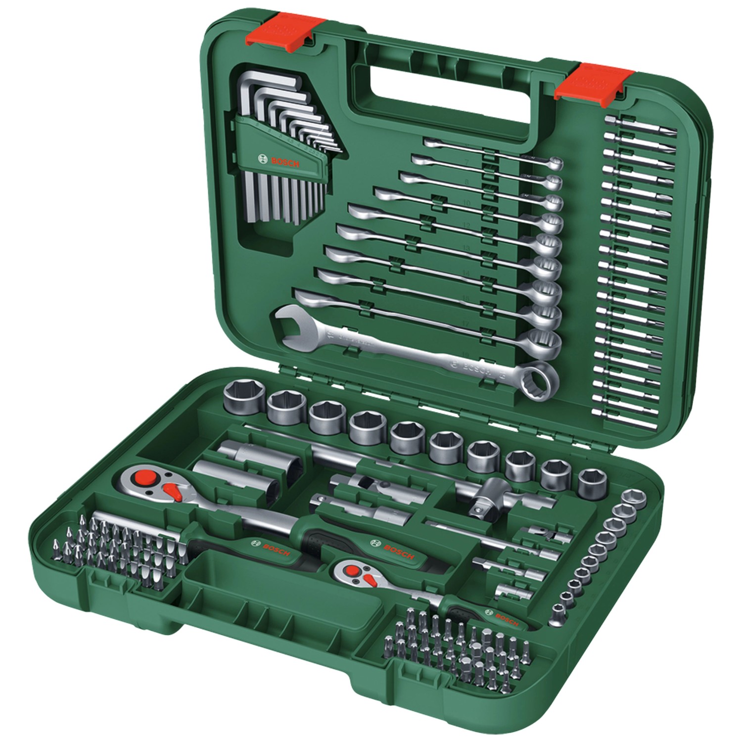 Bosch Werkzeugkoffer Advanced Kunststoff 132-tlg. kaufen bei OBI