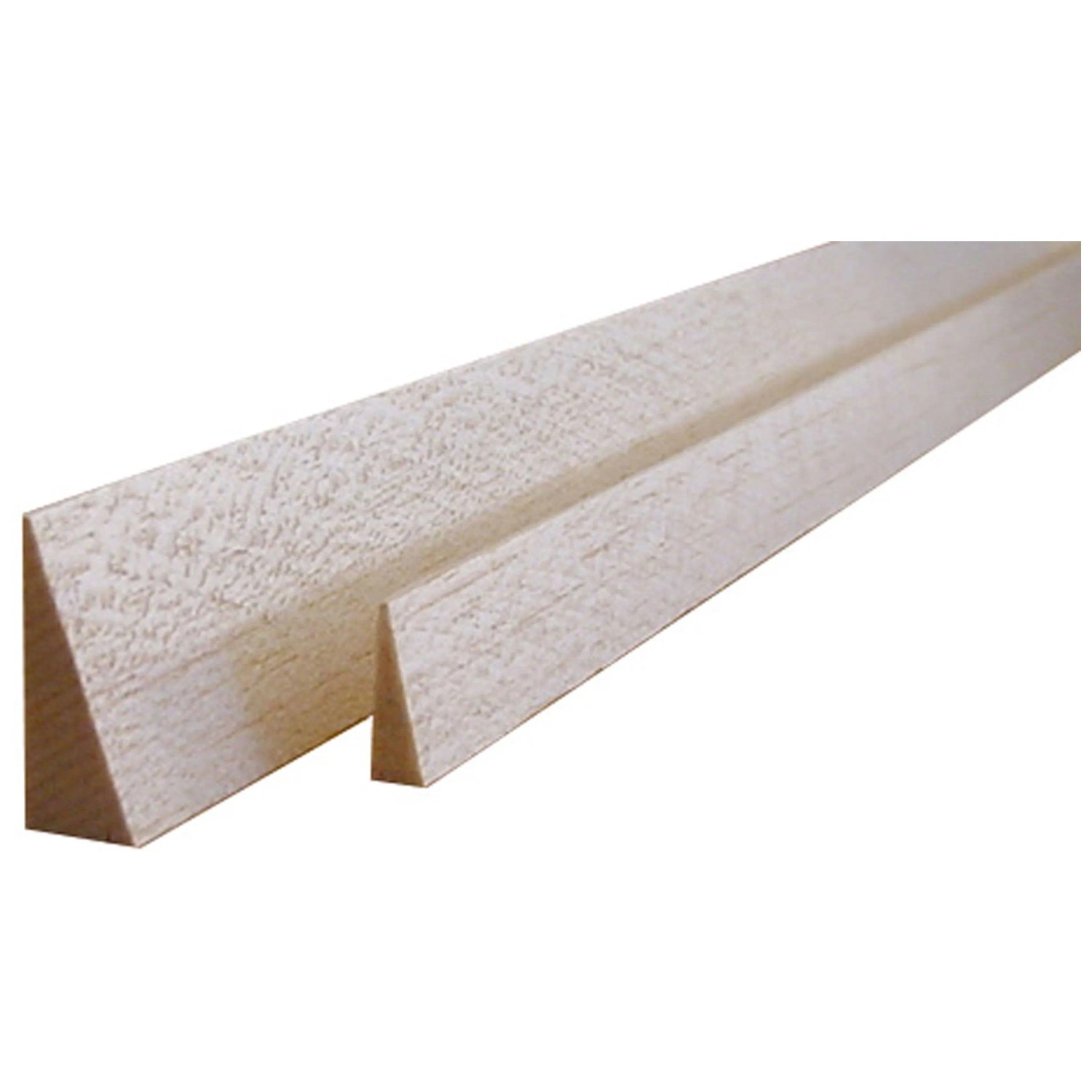 Bord de fuite asymétrique en balsa 100 x 1,5 x 0,35 cm