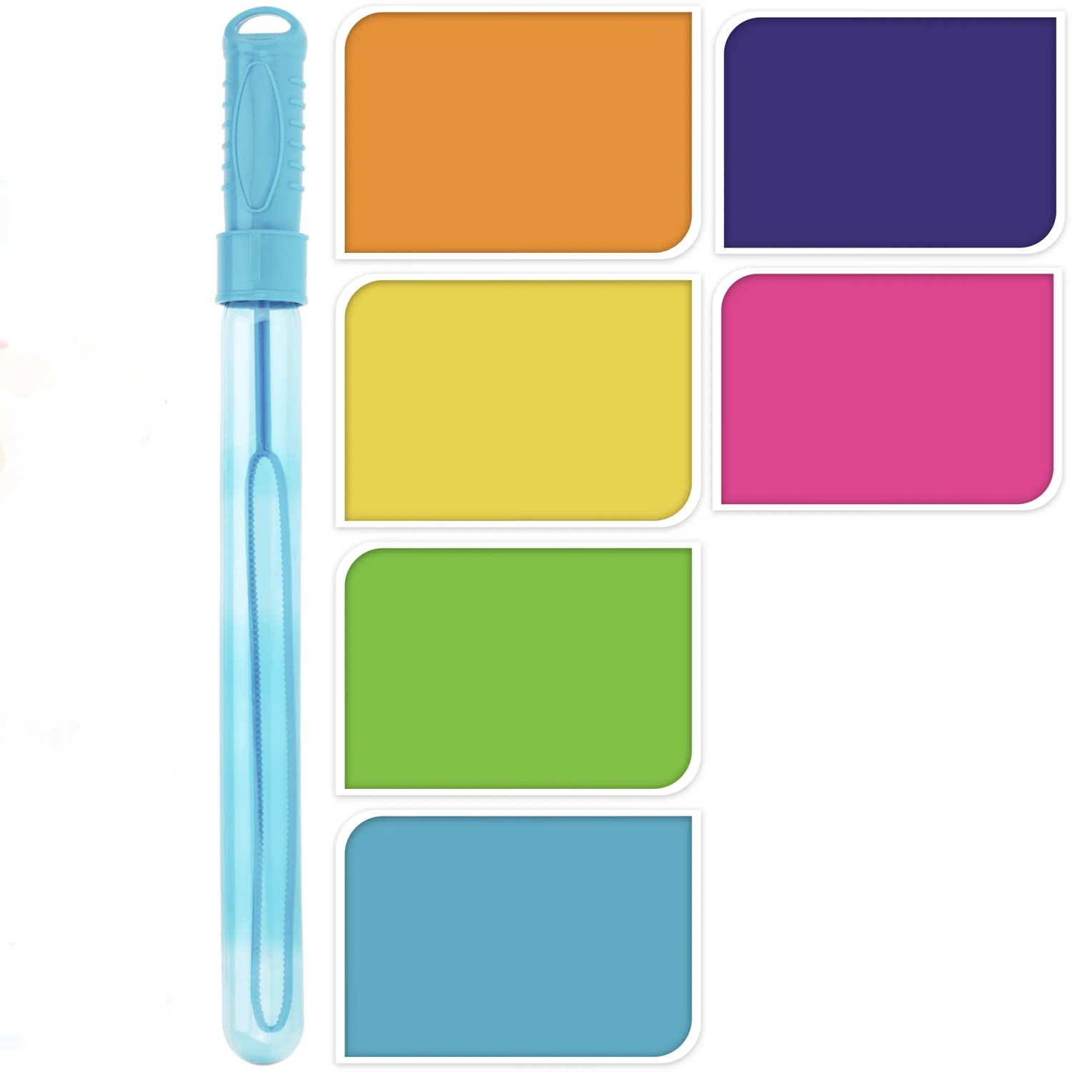 Bâton à bulles de savon en plastique assorti 125 ml