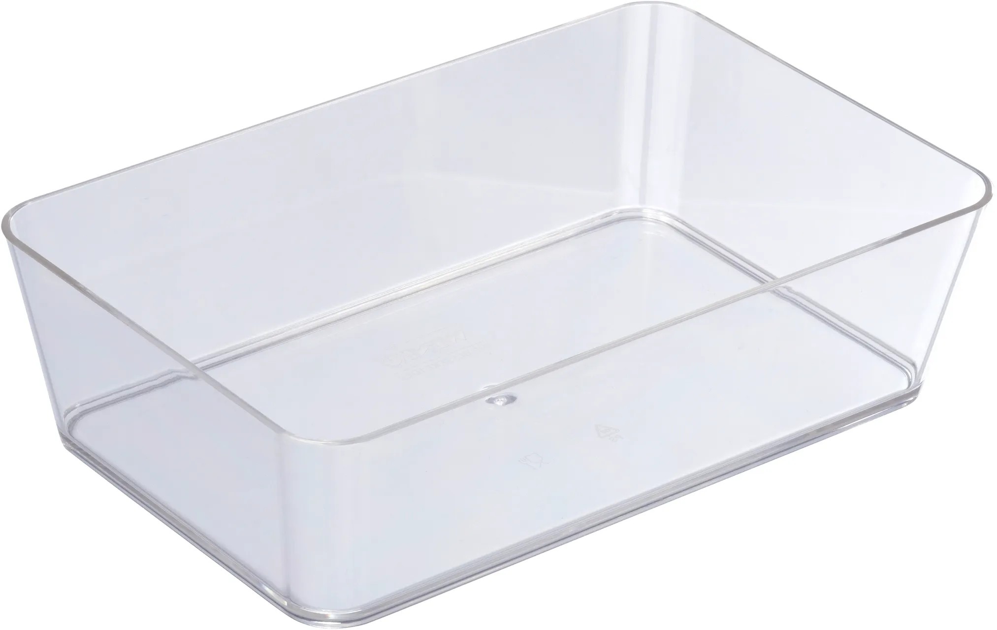 Tablette large Candy Transparent (HxlxP) 6 x 22 x 14 cm