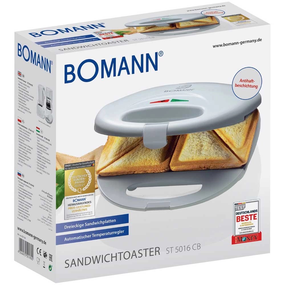 Bomann Sandwichtoaster ST 5016 CB Weiss kaufen bei OBI