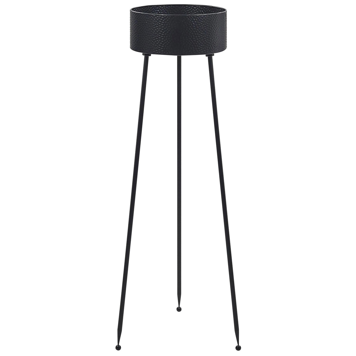 Beliani Pflanzenständer Leika Metall Schwarz kaufen bei OBI