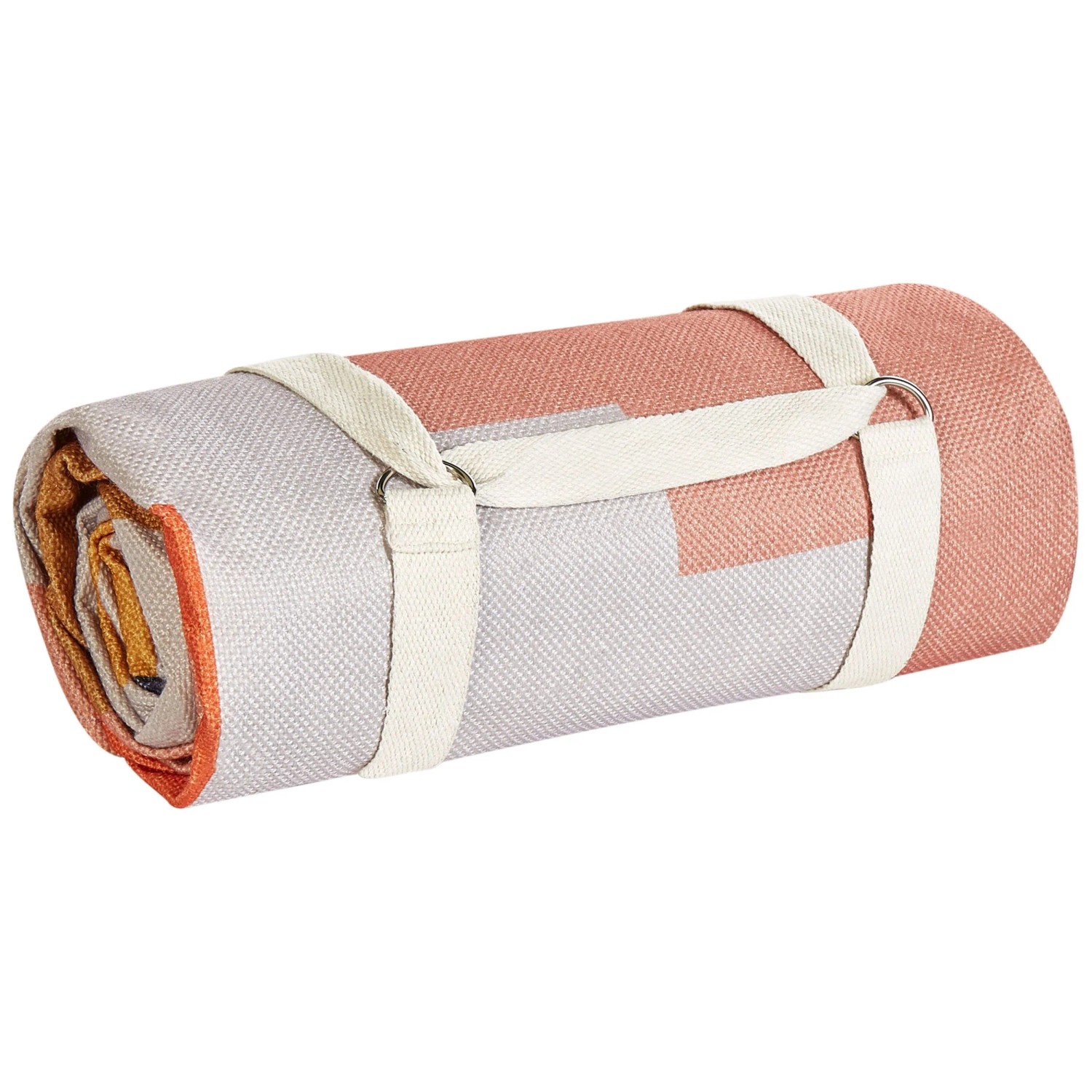 Beliani Couverture pique-nique Kambar polyester et PVC multicolore 200 ...