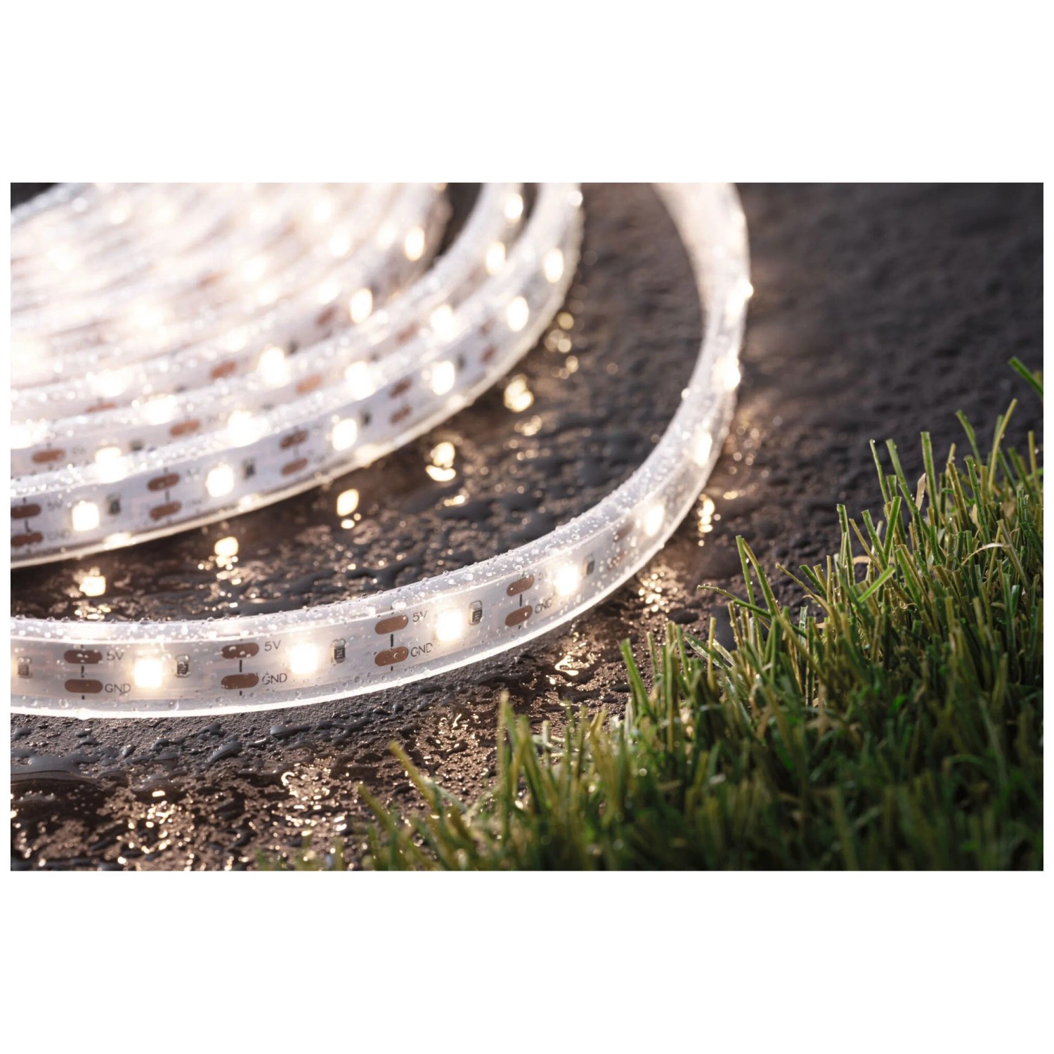 Paulmann LED-Solarstrip inkl. Fernbedienung Länge 5 m / 60 LEDs 51 lm ...