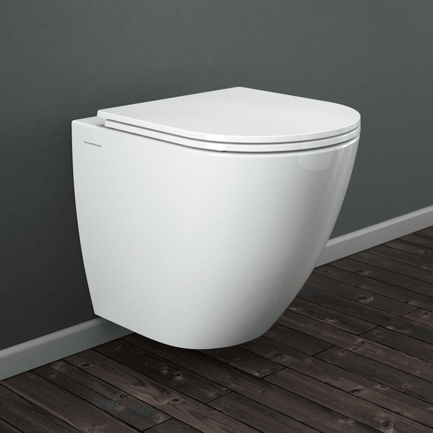 Domberg Wand-WC-Set +5 TideFlow inkl. Sitz DB1005 Weiss
