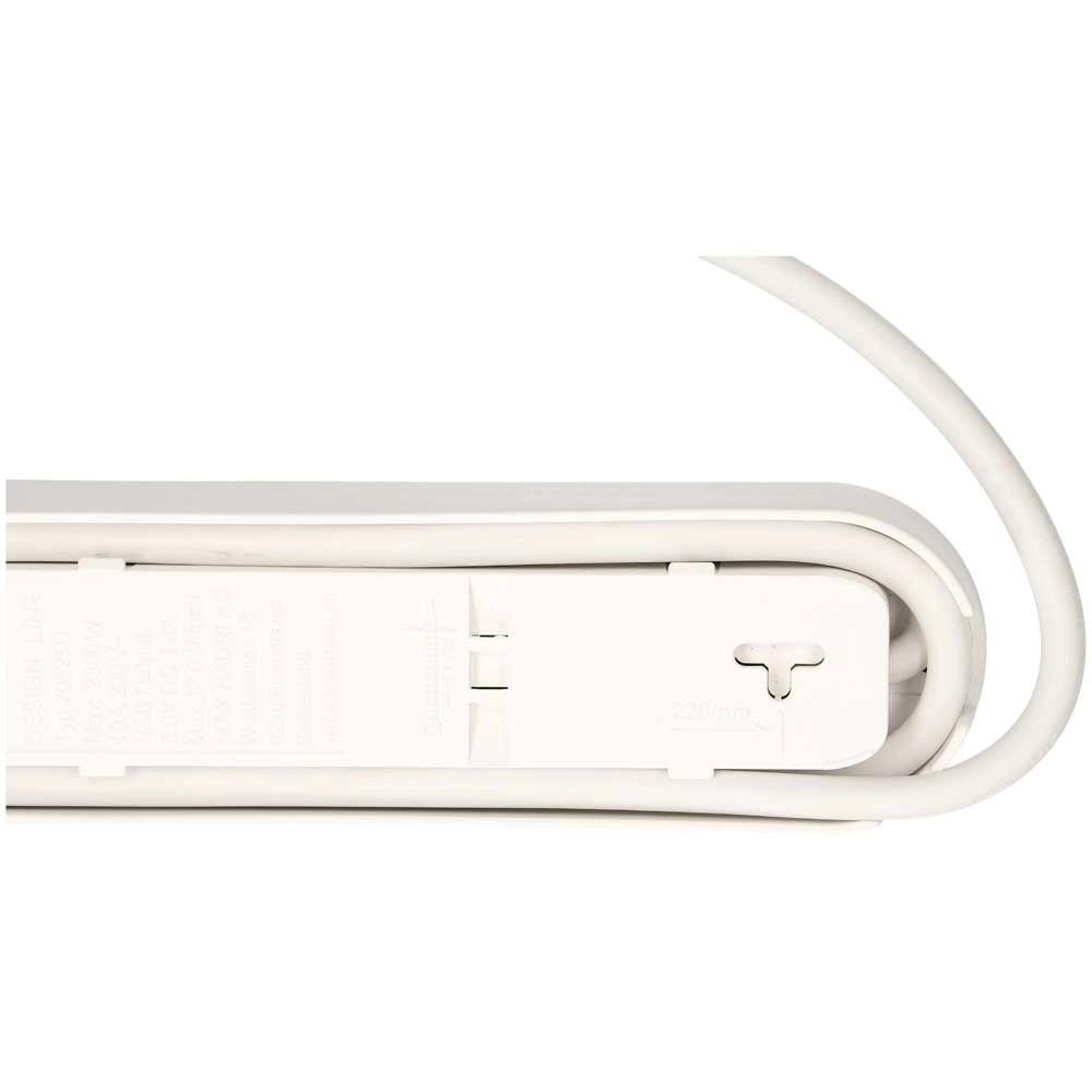 Steckdosenleiste Design Line 5 x Typ13 / 2 x USB Weiss-Schwarz kaufen ...