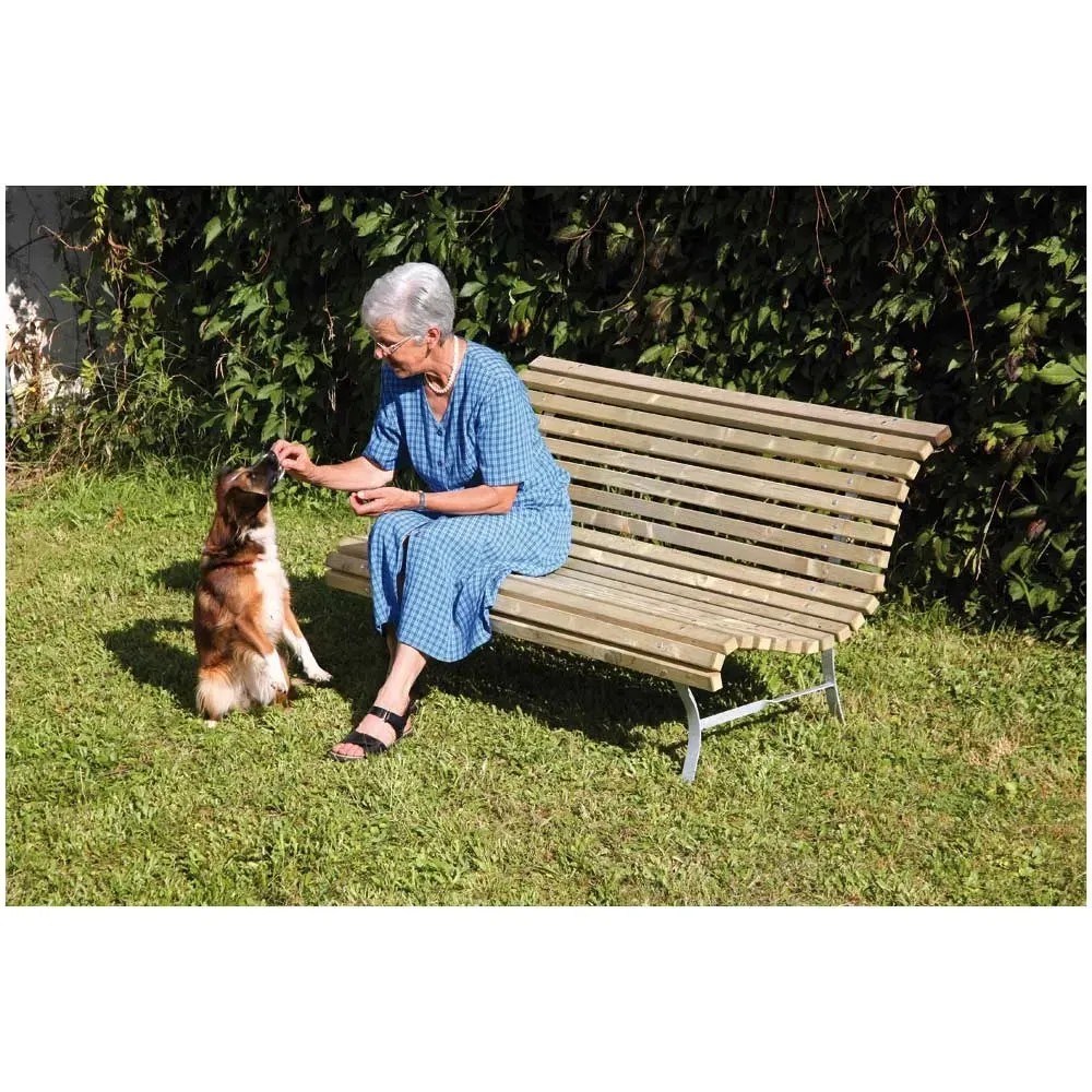 Pletscher Sitzbank Grün (HxBxT) 80 x 80 x 180 cm kaufen bei OBI