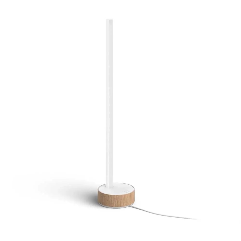 Philips Hue LED-Tischleuchte Gradient Signe Oak 730 lm / Ø 11 mm / Höhe ...