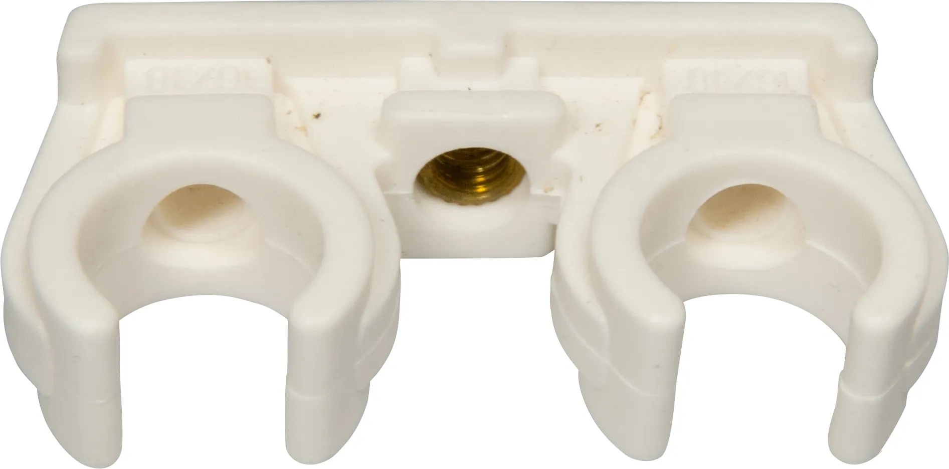 Clip pour tuyau double Ø 22 mm