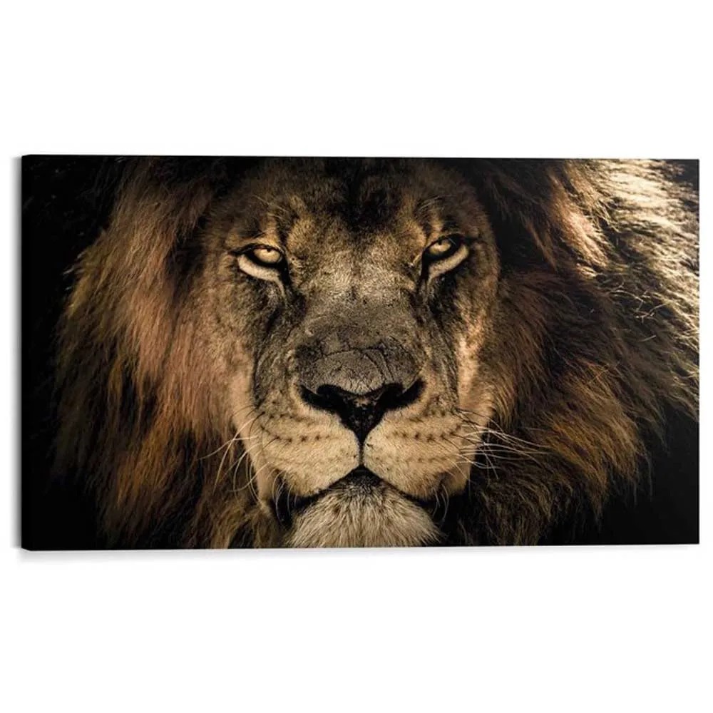 Deko-Block Dark Lion MDF 70 x 118 cm