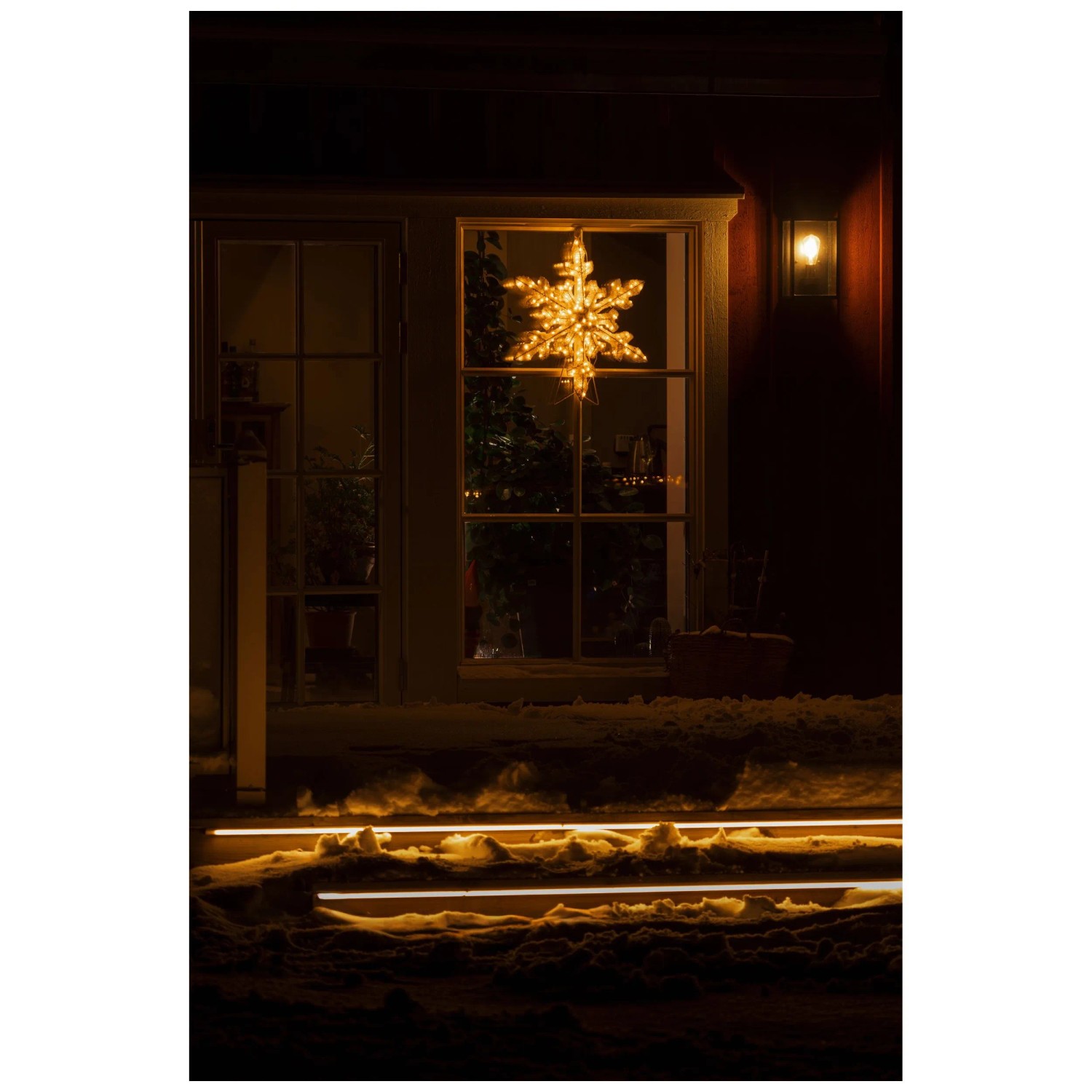 Konstsmide Flocon de neige décoratif LED Ambre dimmable Ø 80 cm