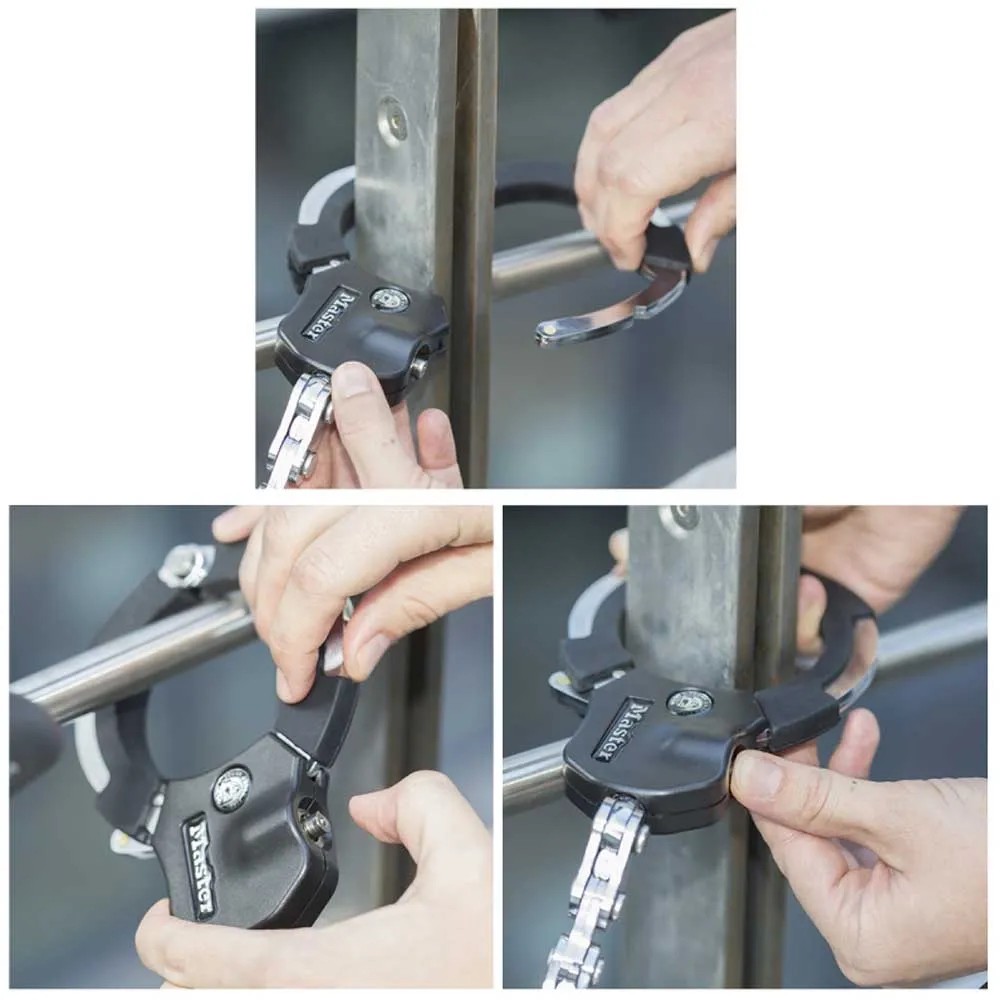 Master Lock Fahrrad-Handschellenschloss Street Cuff® 8200EURDPRO / Ø 7 ...