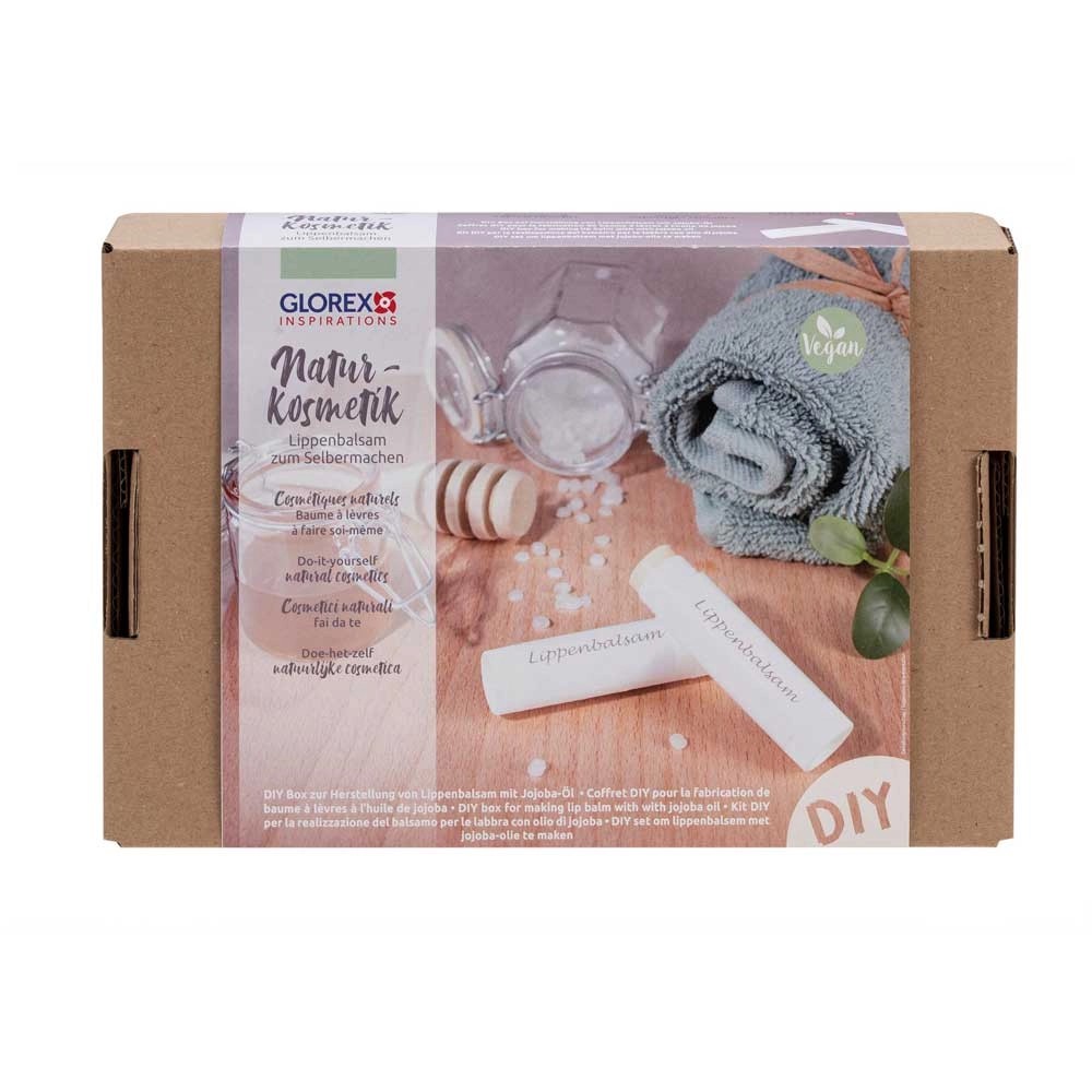 Glorex Kit complet de cosmétiques naturels baume à lèvres à l'huile de ...