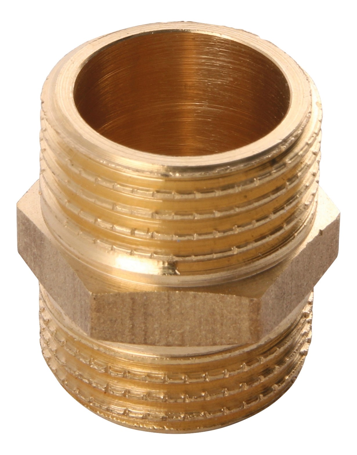 Sanitop-Wingenroth Mamelon double laiton 1/2 pouce