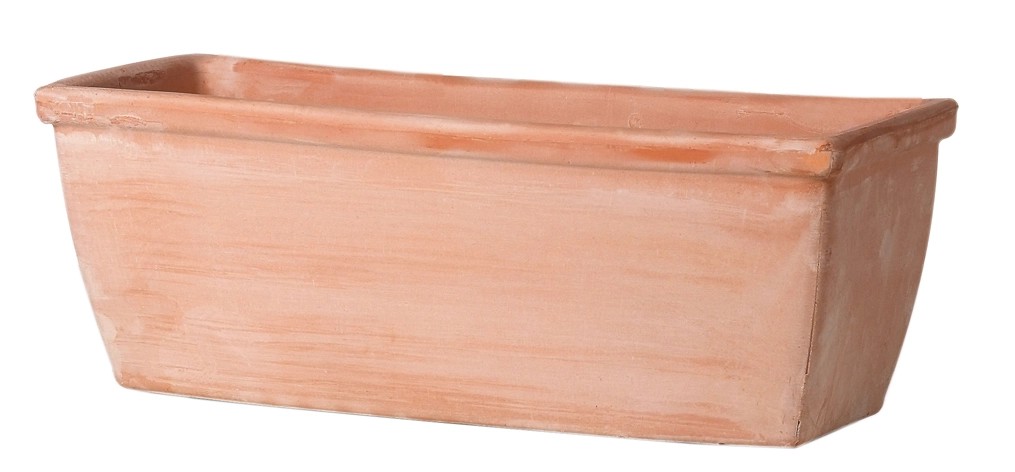 Deroma Pflanzkasten Roma Liscia Terrakotta-Weiss (HxBxT) 14,3 x 33 x 17 cm