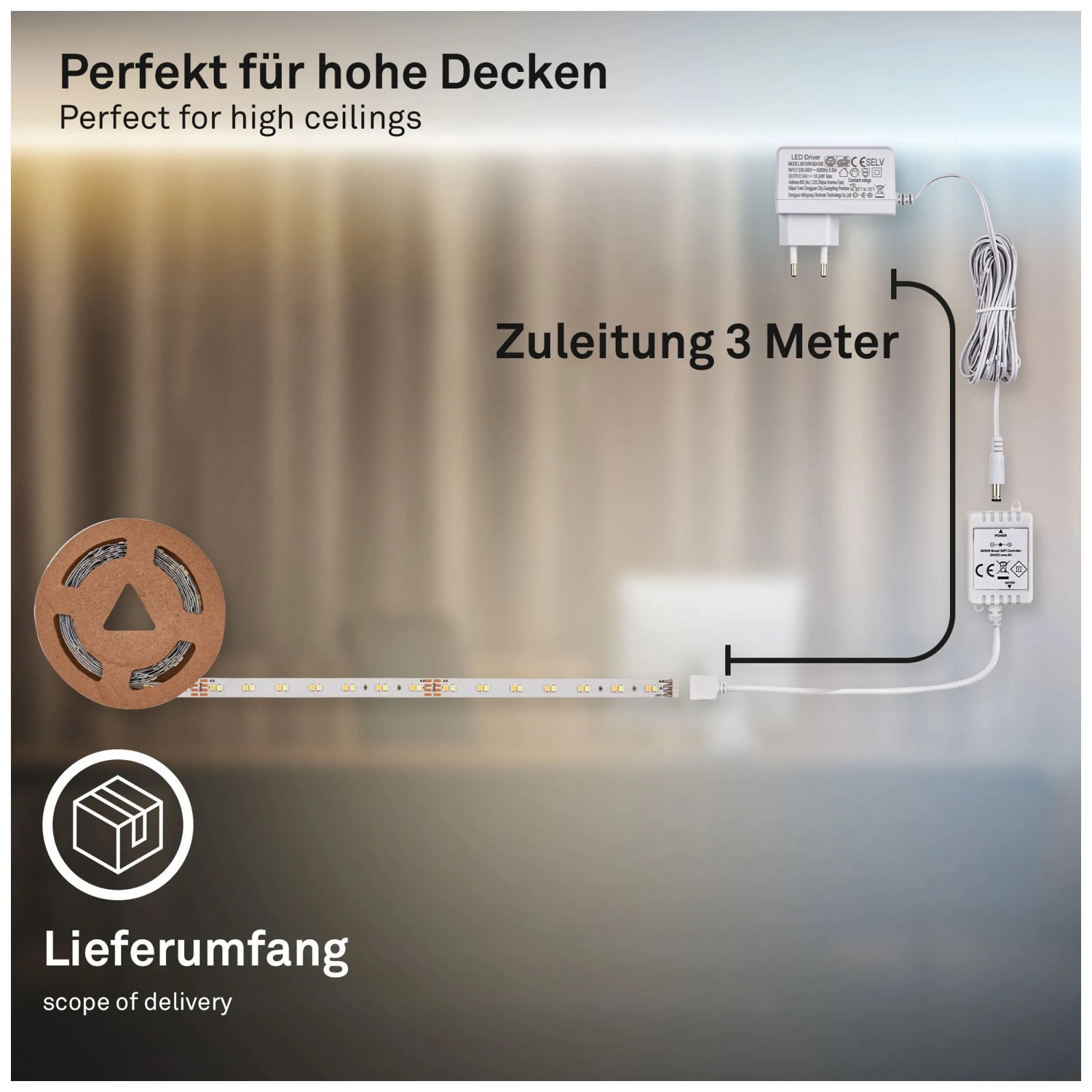 Briloner Starter-Set Smart CCT Pimp Your Stripe 224 LEDs / Länge 2 m