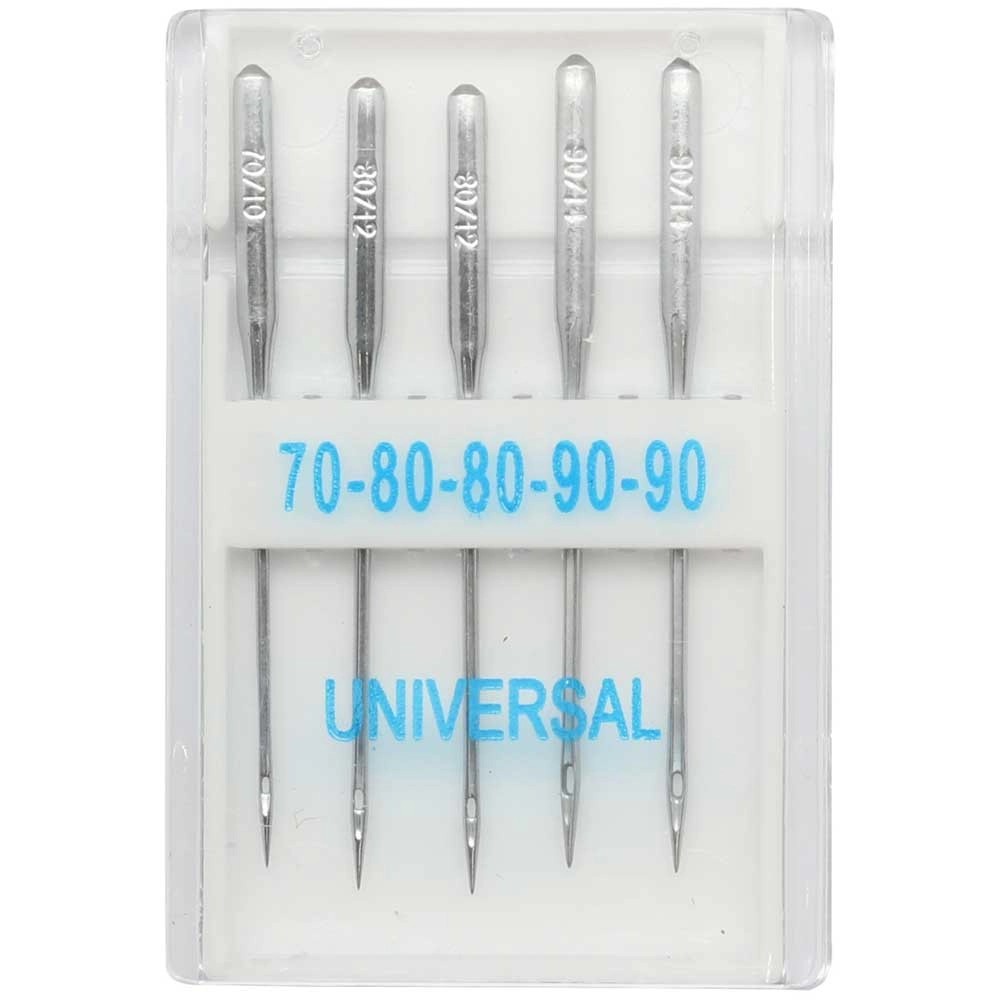 Aiguilles pour machine à coudre universelles n° 70 - 90 / 5 pcs