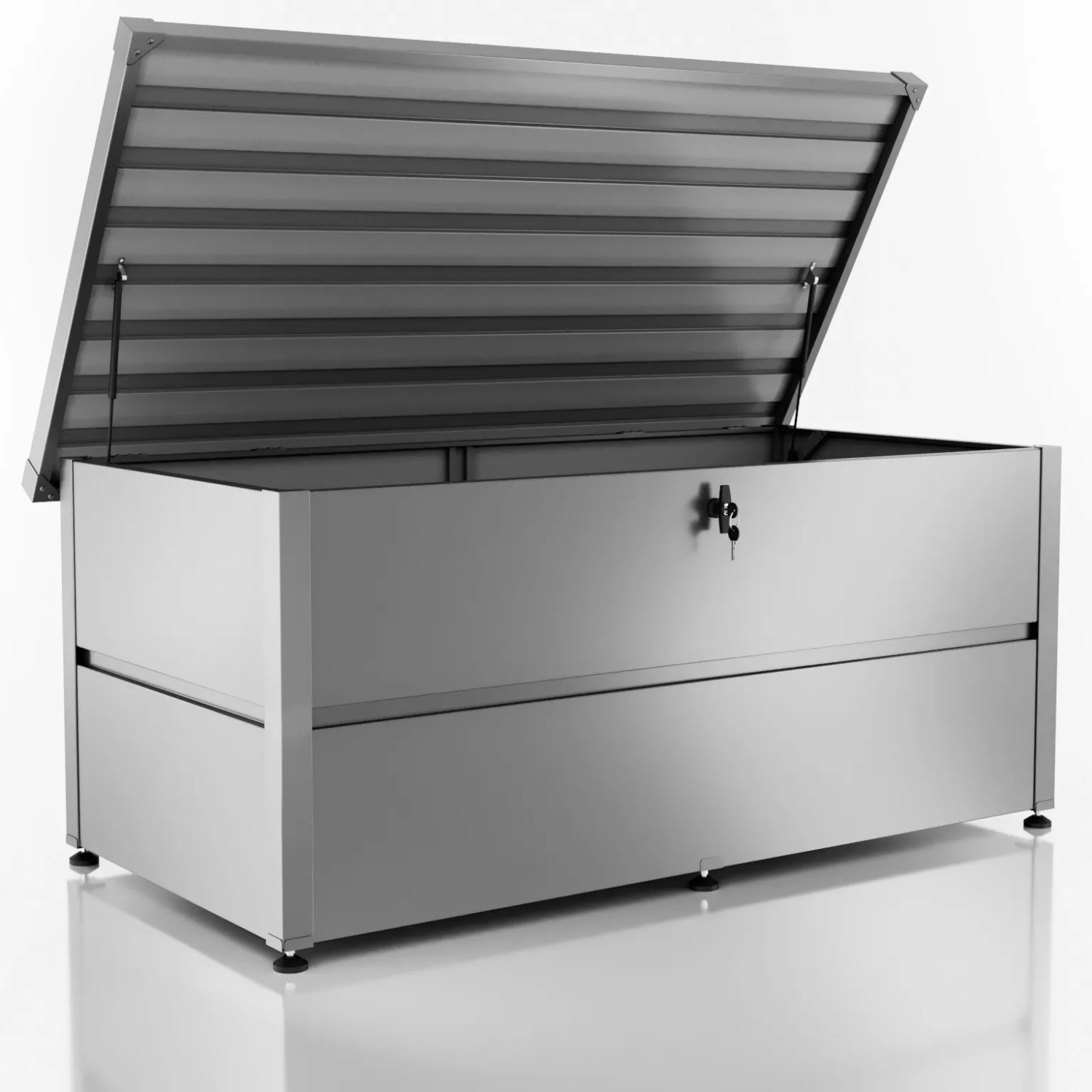 Guardi Box da giardino M Argento (HxLxP) 69 x 85 x 165 cm acquista da OBI