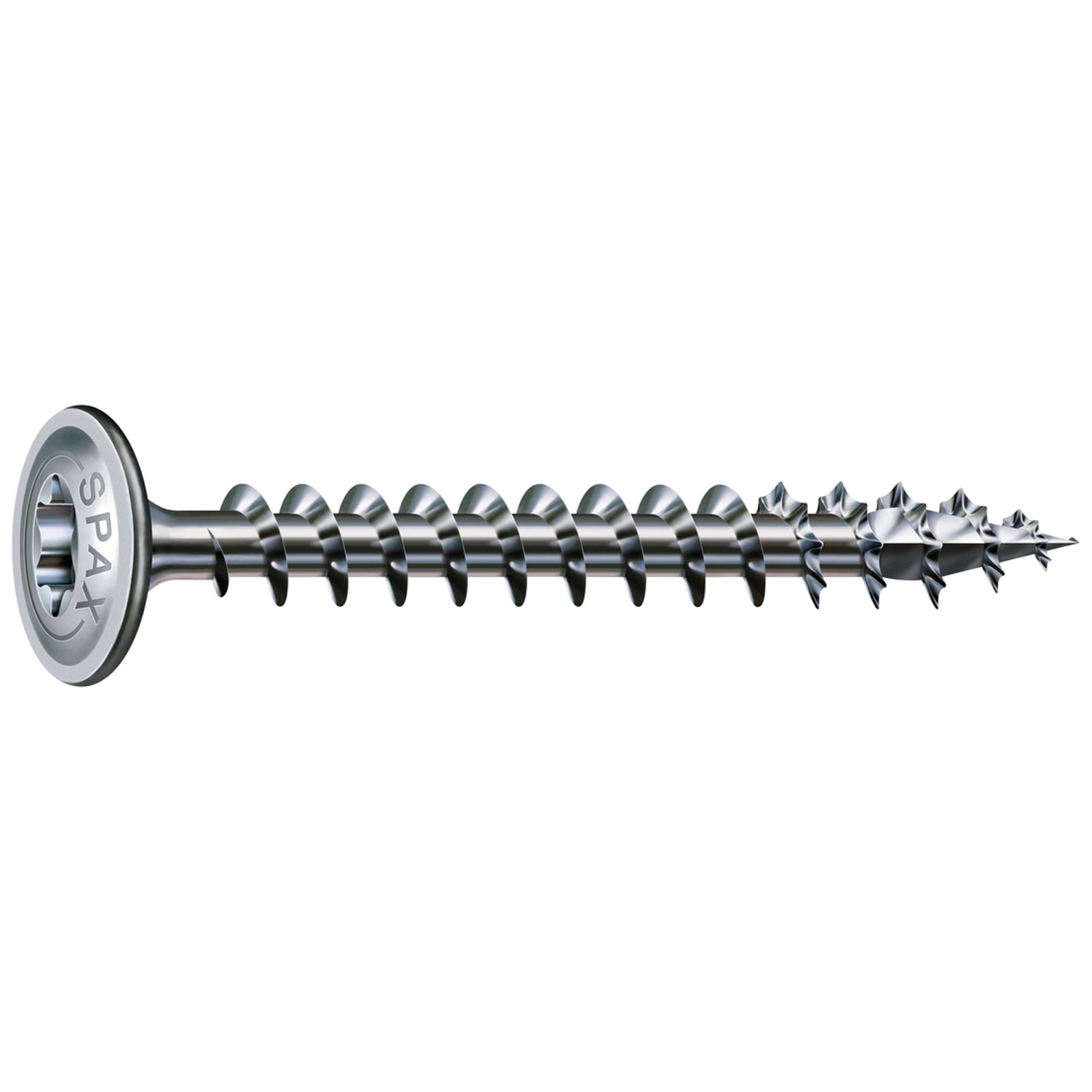 Spax Tellerkopfschraube TRX Wirox Vollgewinde 6 x 80 mm / 100 Stk ...
