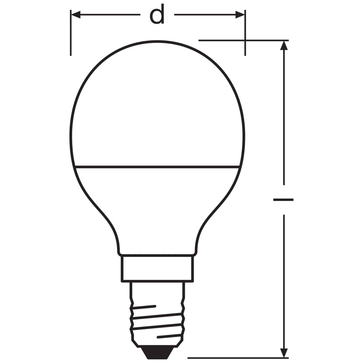 Osram LED-Glühbirne Klassik Kerze E14 matt 4,9 W / 2'700 K kaufen bei OBI