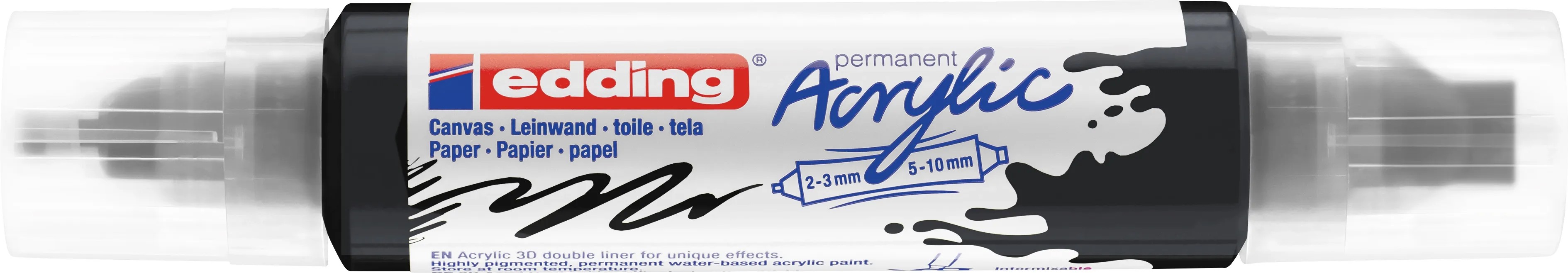 Edding 5400 Acryl 3D Double Liner Schwarz kaufen bei OBI