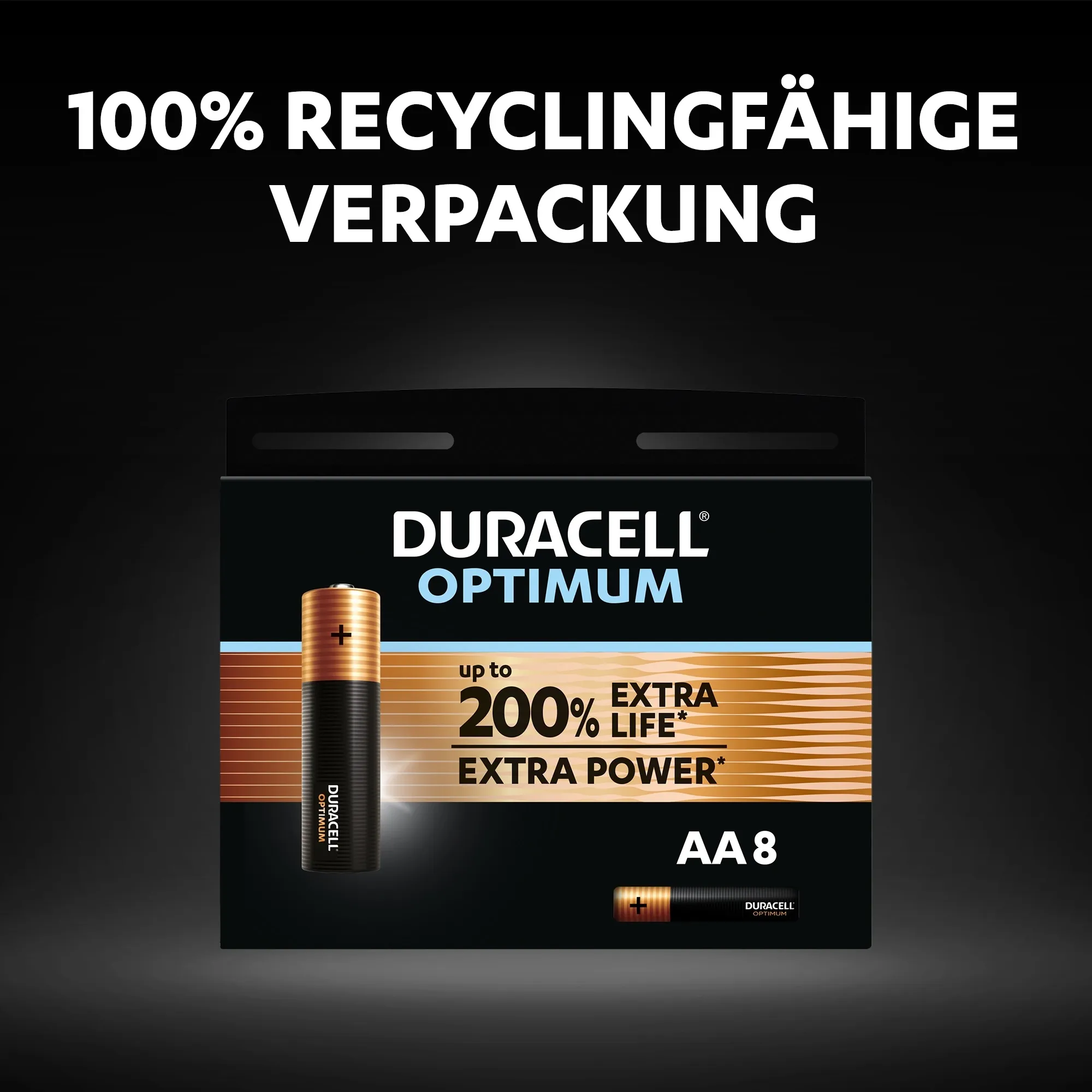 Duracell Optimum Batterien AA-Mignon / 8 Stk. kaufen bei OBI