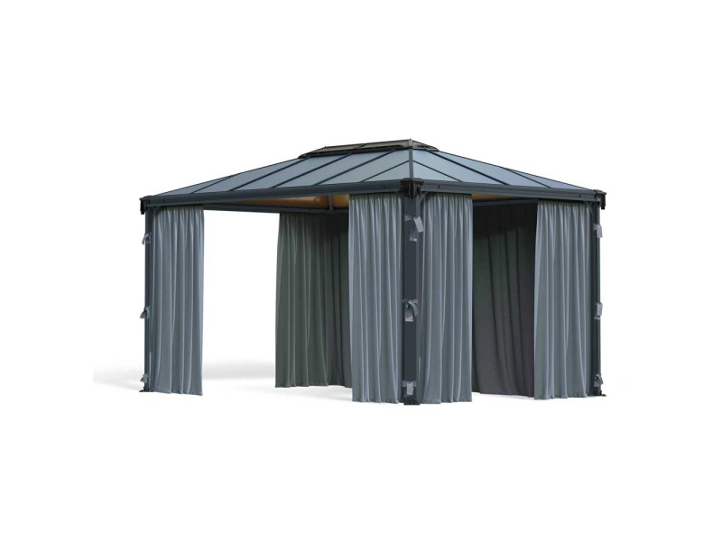 Vorhang-Set für Palram Pavillon Martinique Höhe 217 cm / Länge 401 cm ...