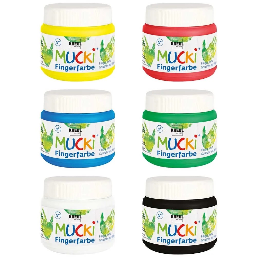 Kreul Mucki Fingerfarbe 150 ml / 6er-Set kaufen bei OBI