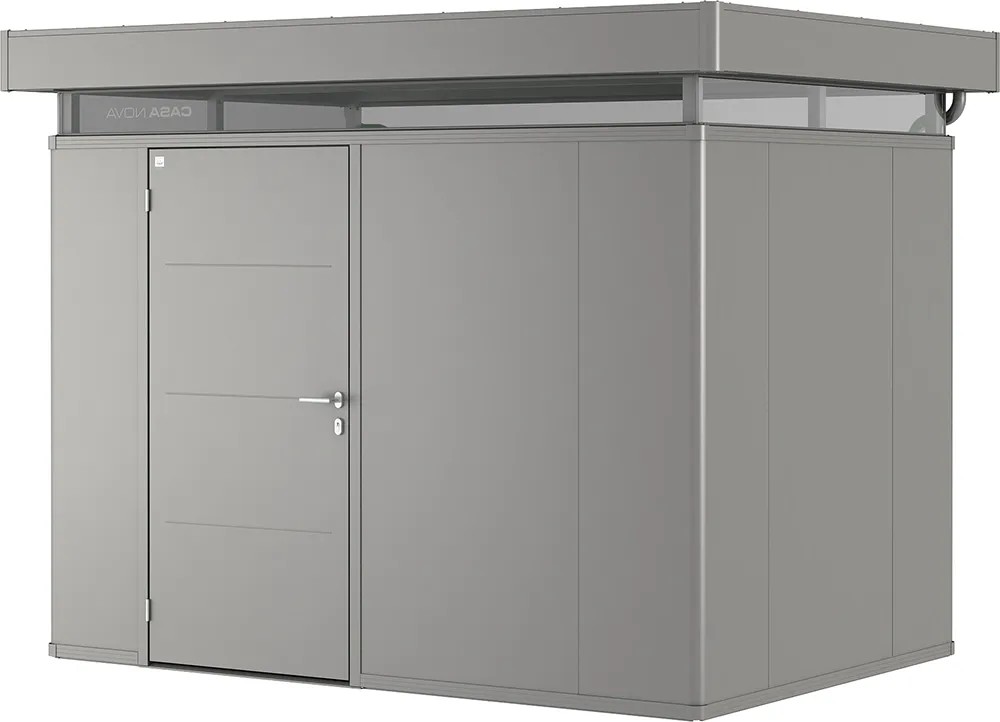 Biohort Nebengebäude Casanova Quarzgrau-Metallic Tür links 3 x 2 m ...