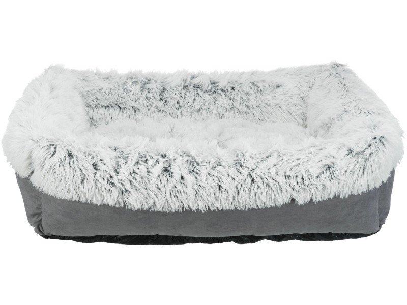 Trixie Hunde- und Katzen-Bett Harvey Eckig Grau Weiss-Schwarz 60 x 50 ...