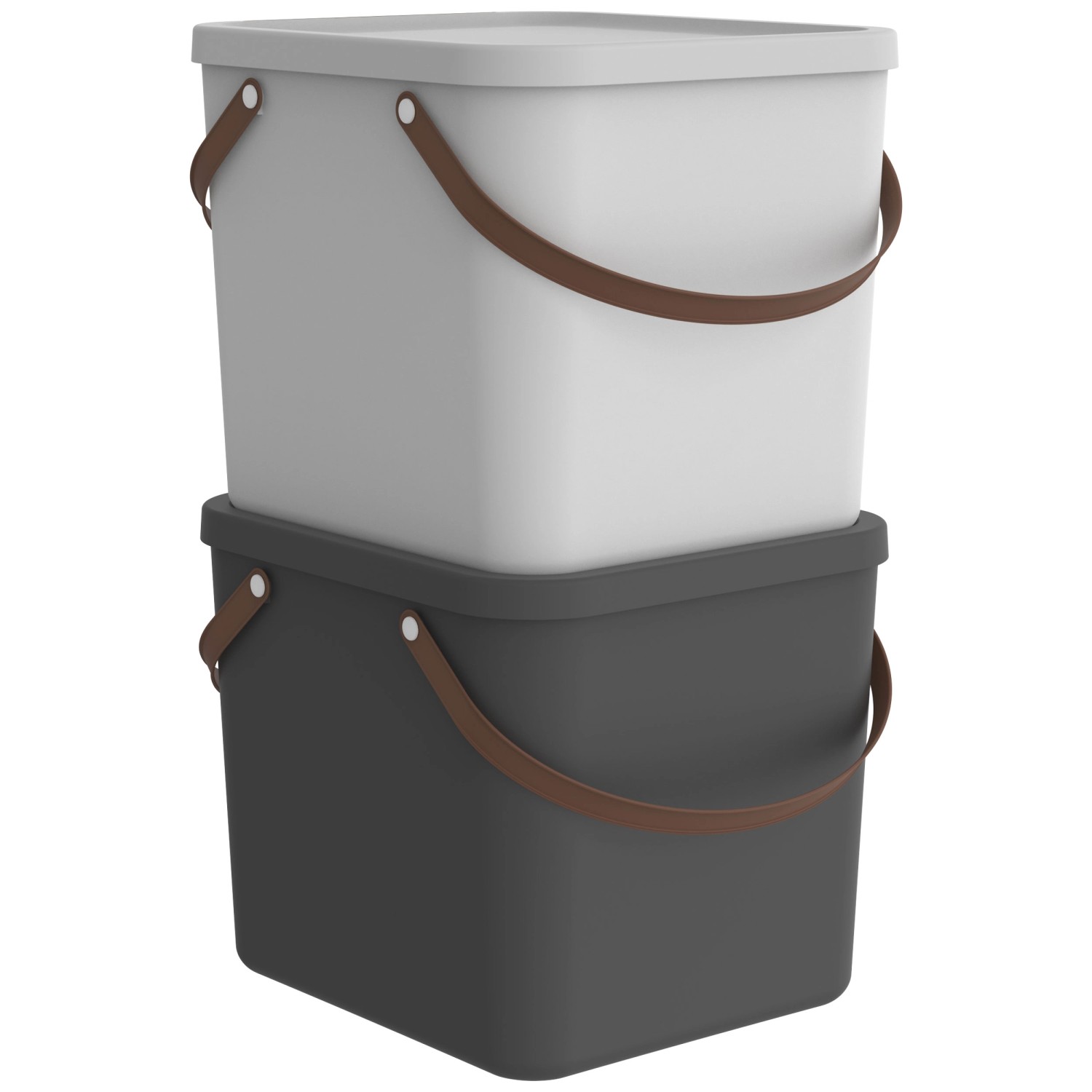 Rotho Aufbewahrungsbox Albula Weiss 40 l kaufen bei OBI