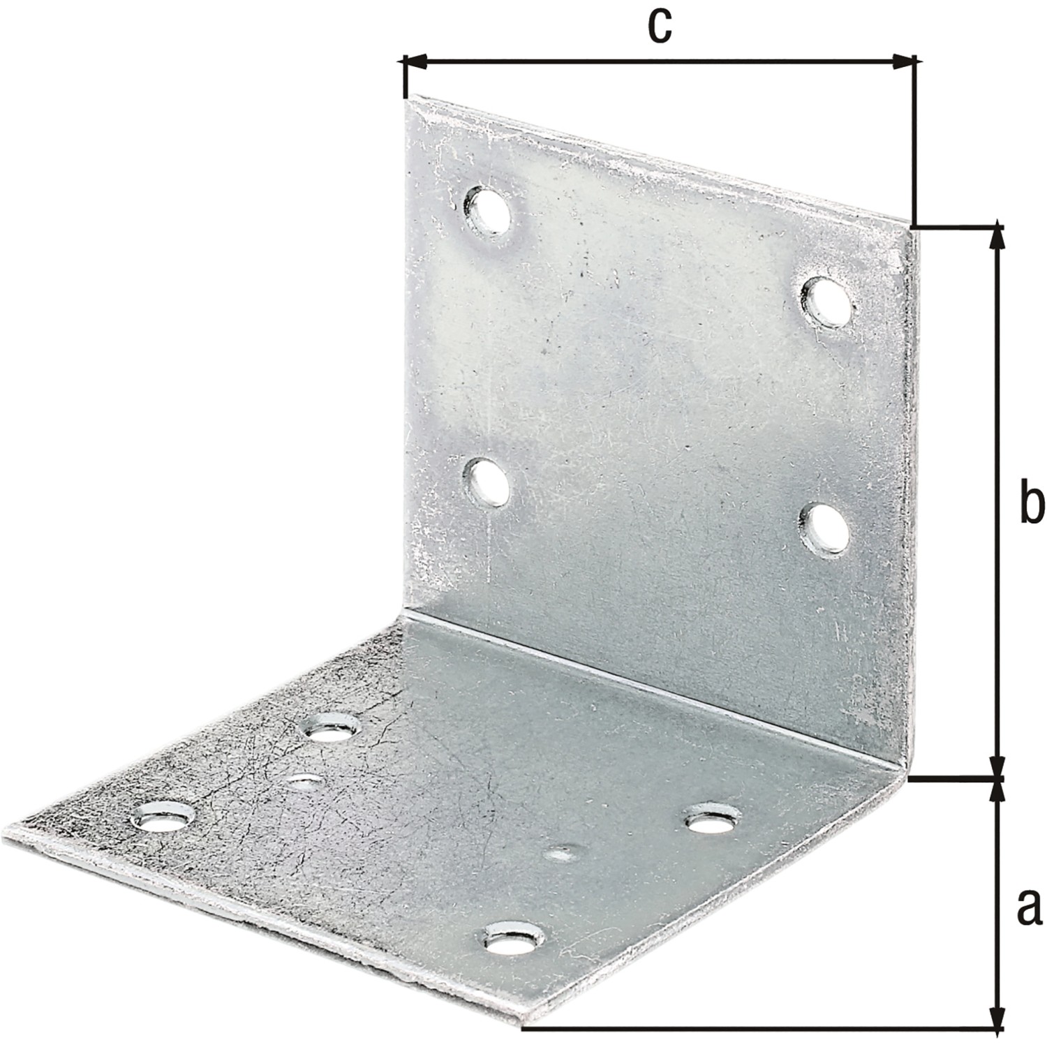 Angolare largo zincato T x H x L 60 x 60 x 60 mm acquista da OBI