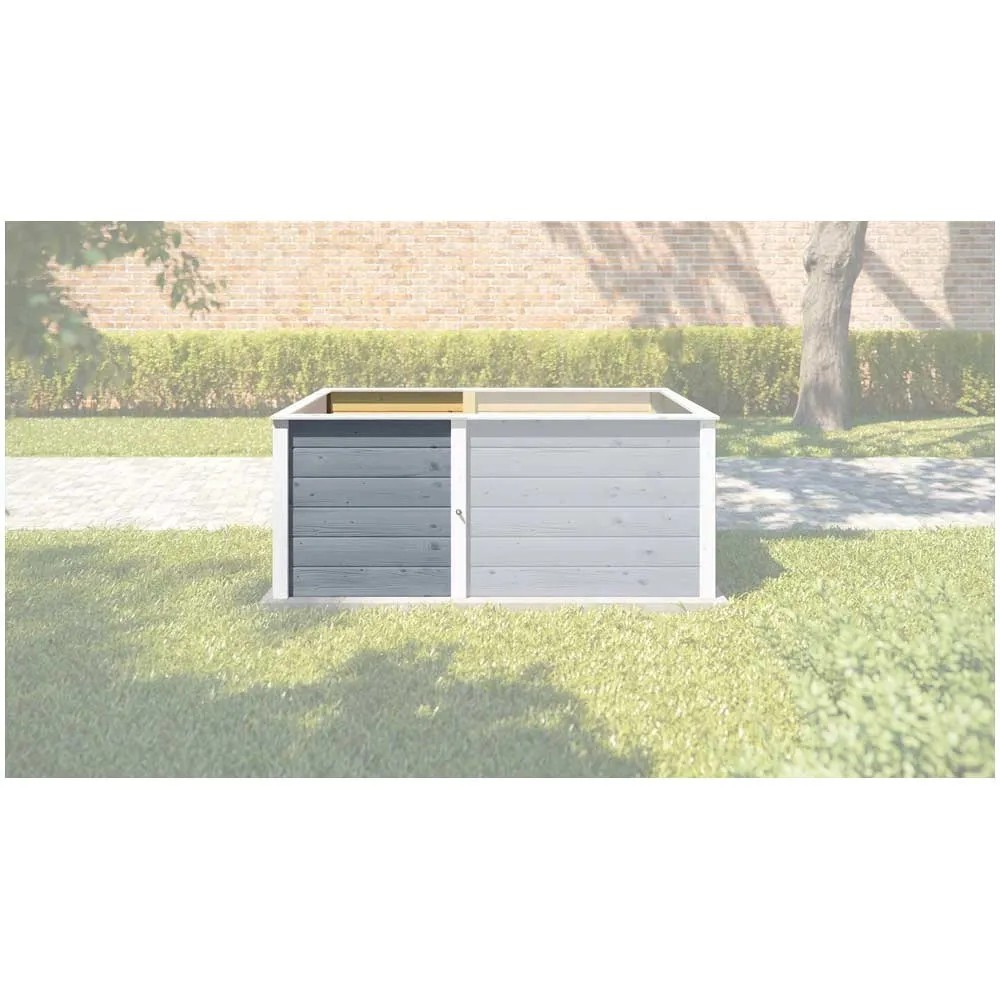 Weka Ergänzungssatz Hochbeet Modular Grau kaufen bei OBI
