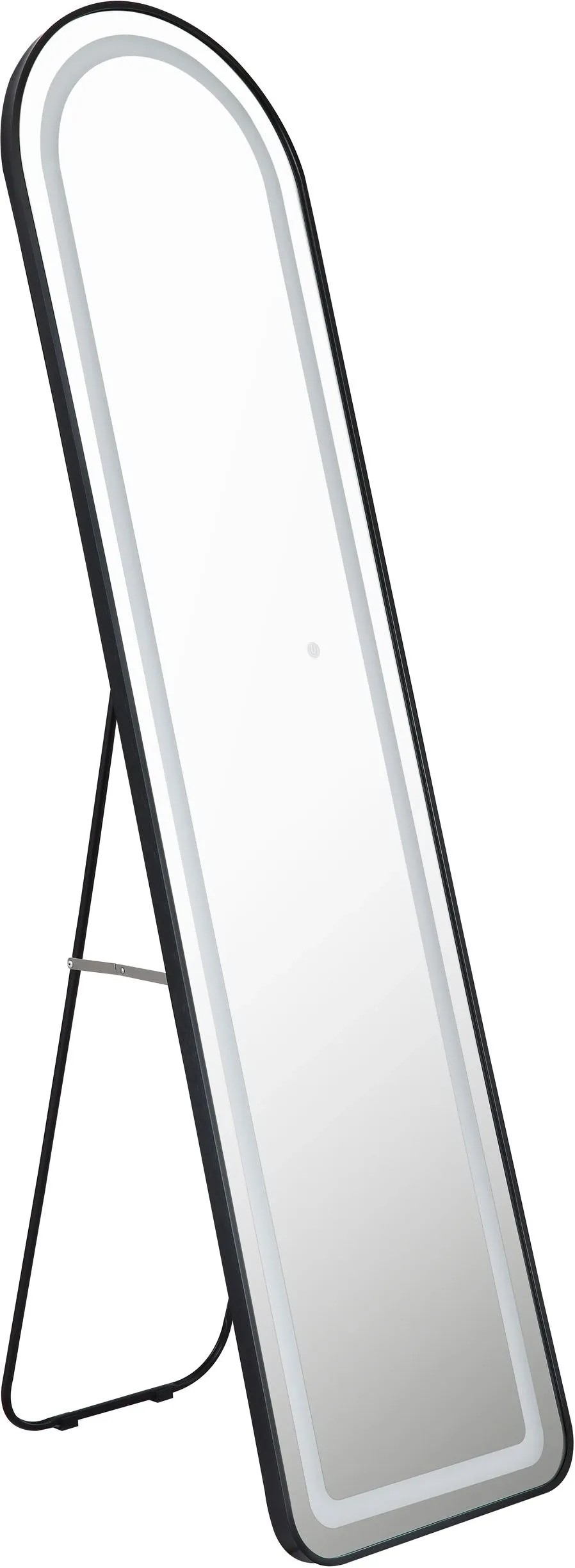 Standspiegel Schwarz Metall
