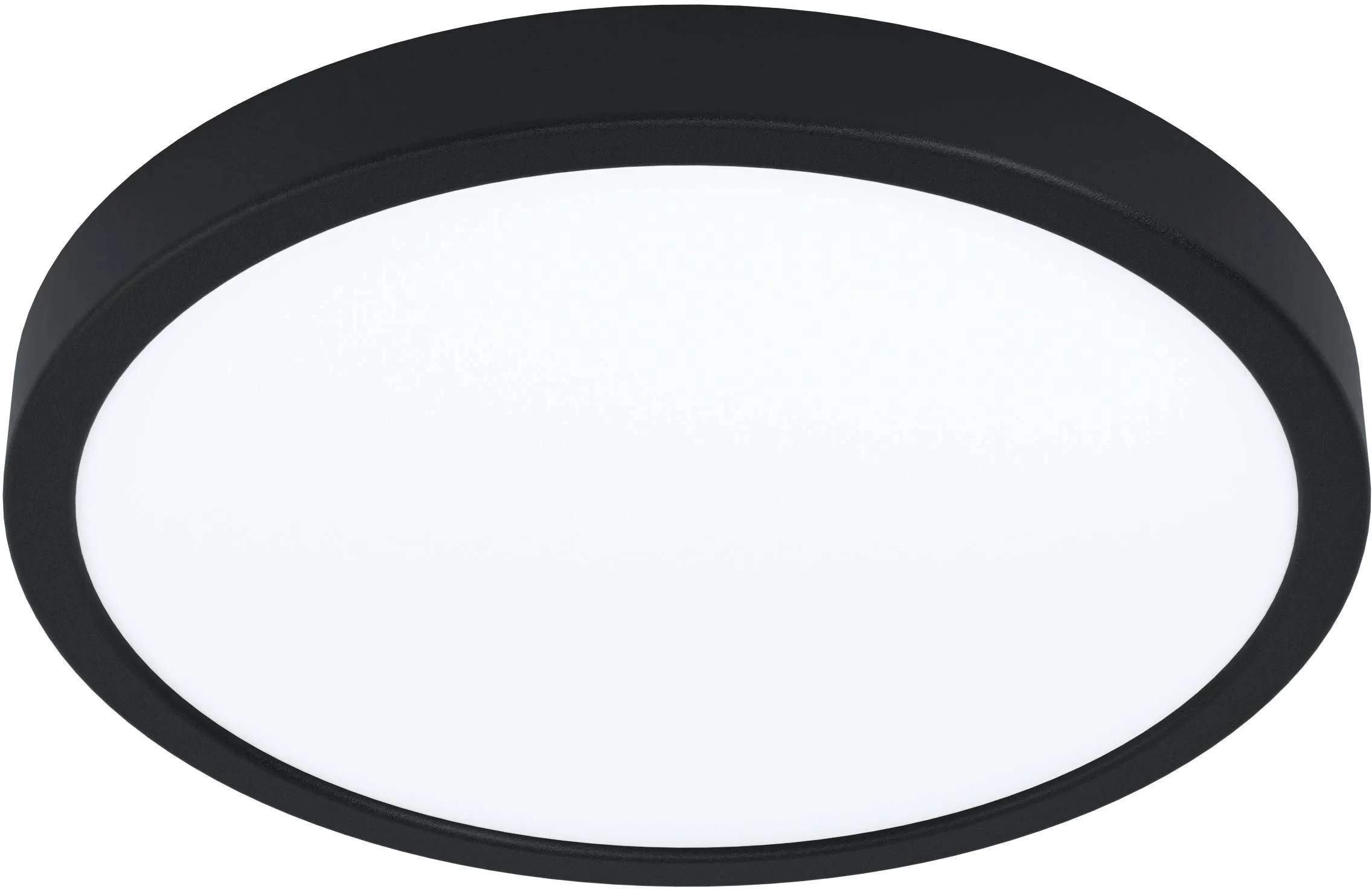 Eglo LED-Aufbauleuchte Zigbee Fueva-Z rund Schwarz-Weiss 19,5 W / 2500 lm