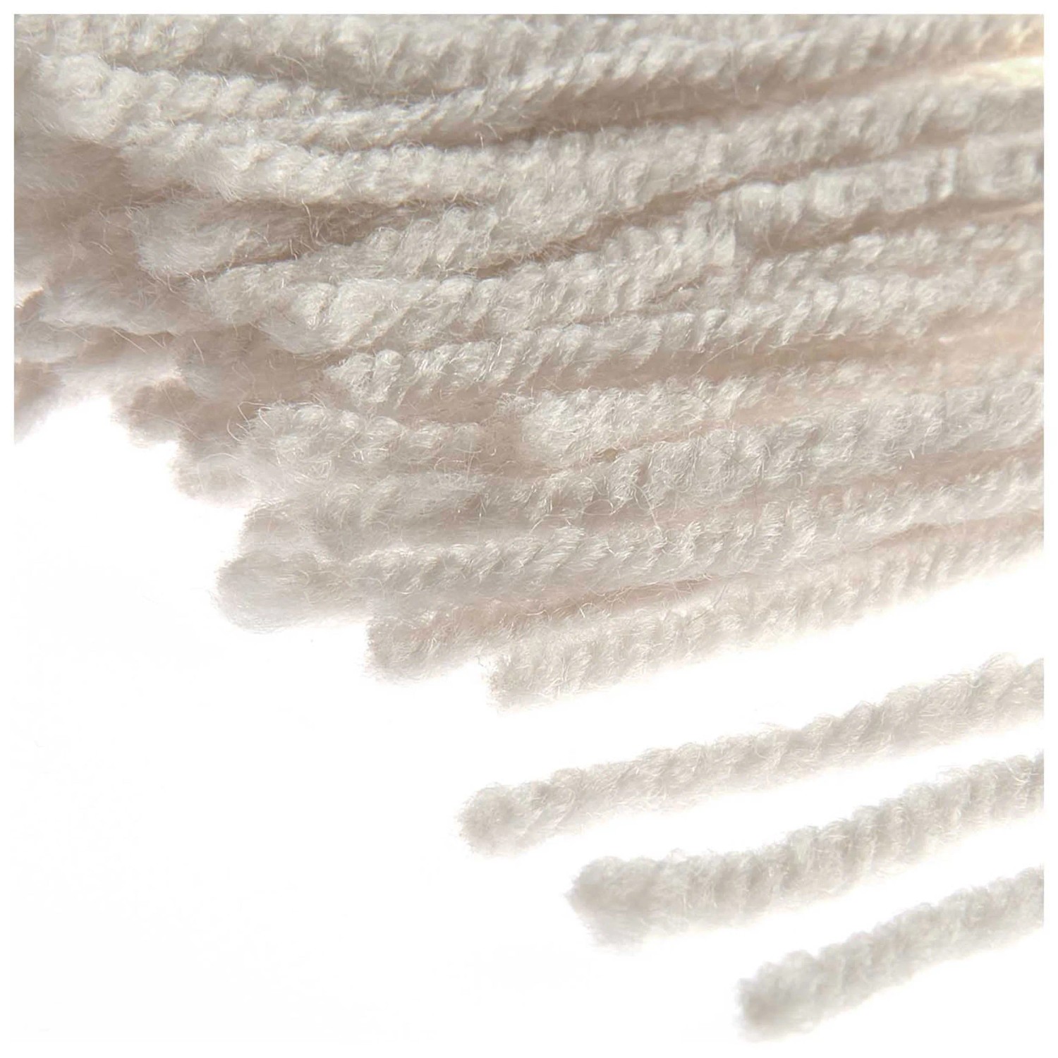 Rico Design Knüpfgarn Hooki Hooki Perlgrau Länge 10 cm / 200 Stk.