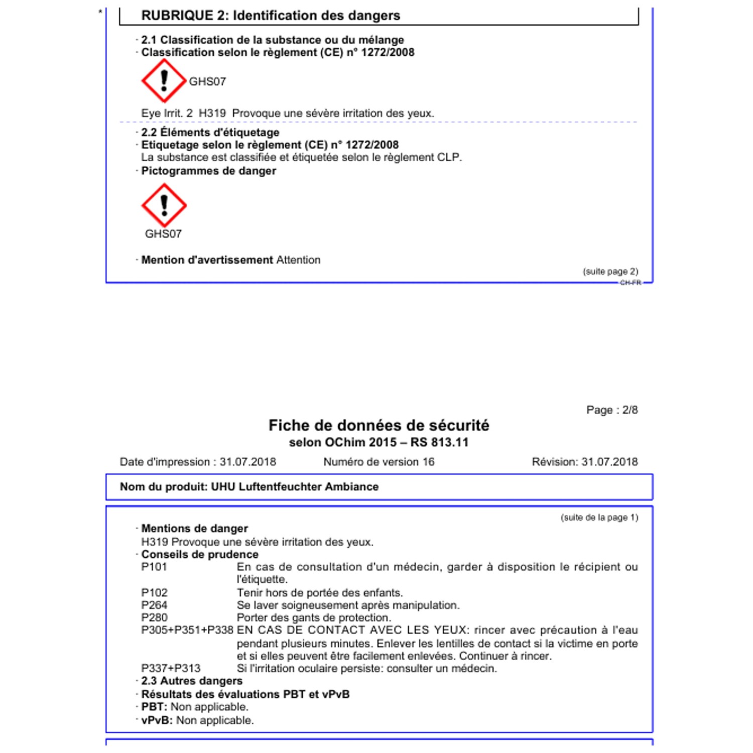 UHU Luftentfeuchter-Container Ambiance Turbo Tab Weiss kaufen bei OBI
