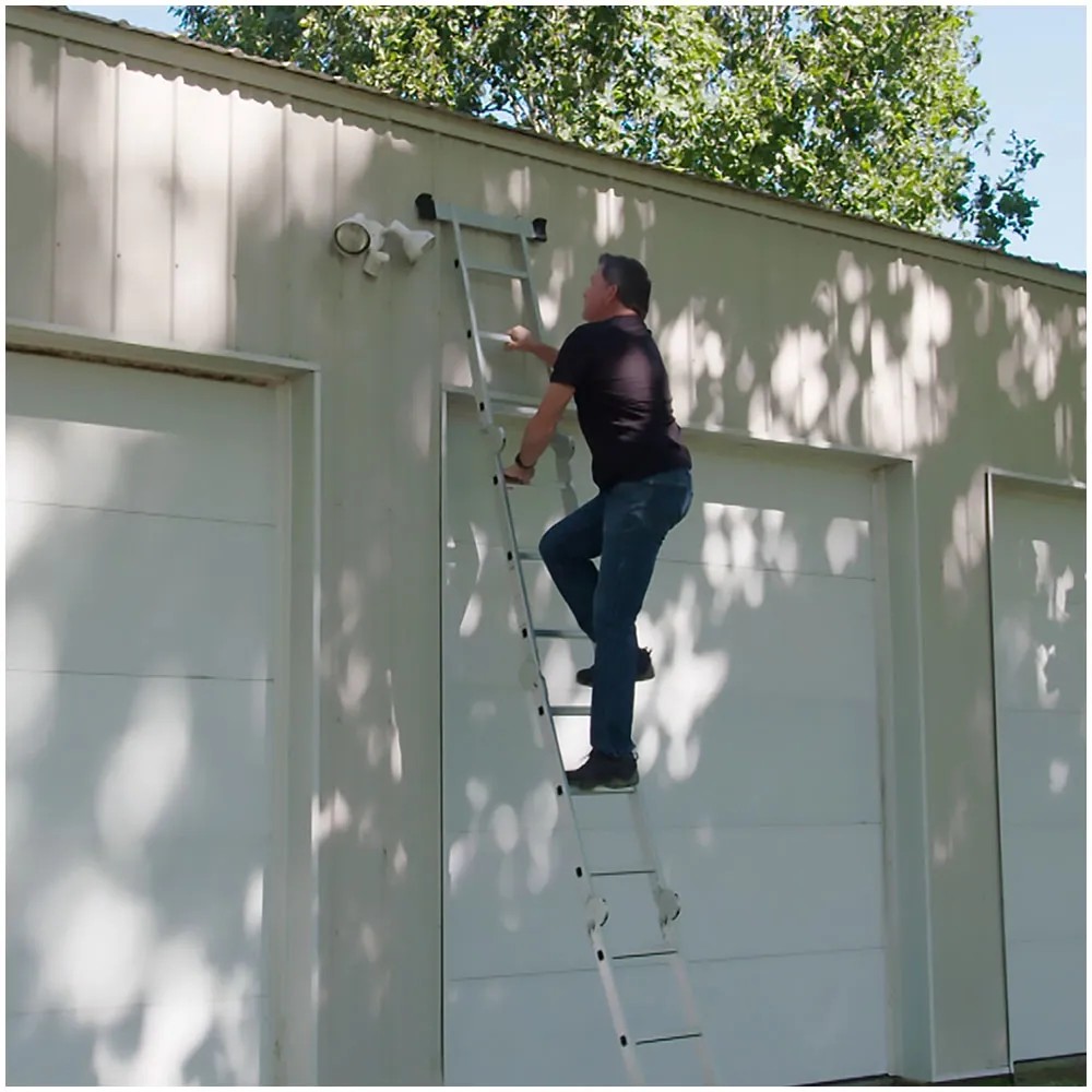 Allzweck-Leiter Super Ladder 8in1 mit 14 Funktionen Arbeitshöhe 340 cm ...