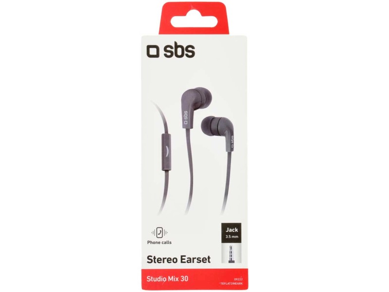 SBS Stereo Earset Schwarz Kabel 1,2 m kaufen bei OBI