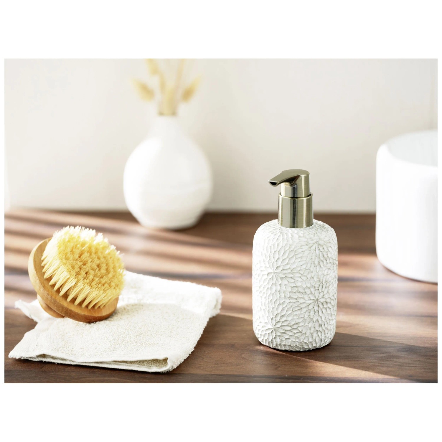 Wenko Seifenspender Montalfano Weiss/Gold 300 ml kaufen bei OBI