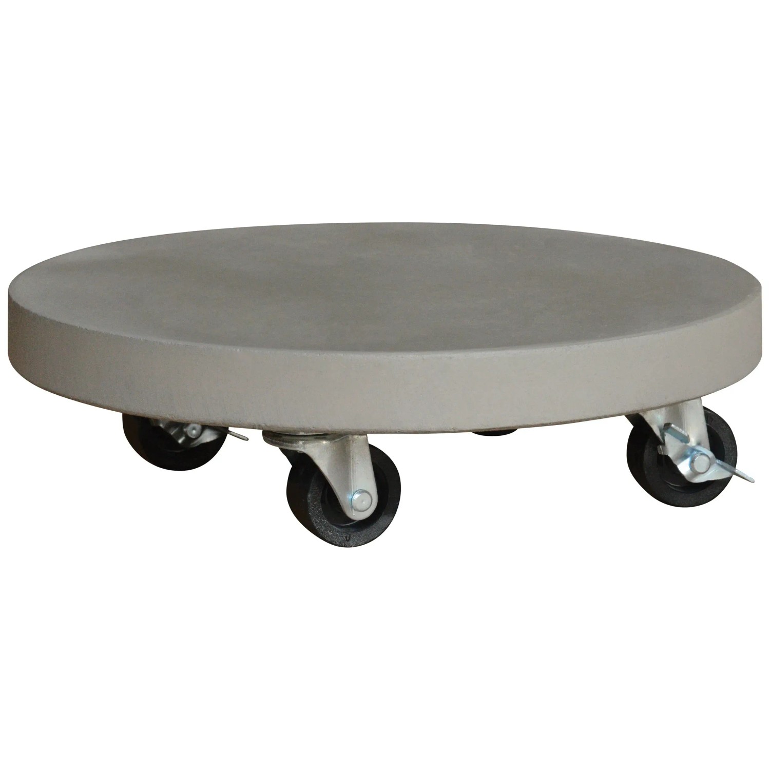 Pflanzroller Leichtzement Natur Ø 27 cm / Höhe 7 cm