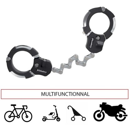 Master Lock Fahrrad-Handschellenschloss Street Cuff® 8290EURDPRO / Ø 7 ...