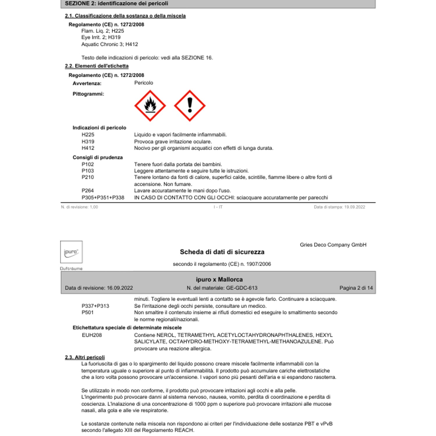 Ipuro Limited Edition Geschenkset Capri & Mallorca 2 x 50 ml kaufen bei OBI