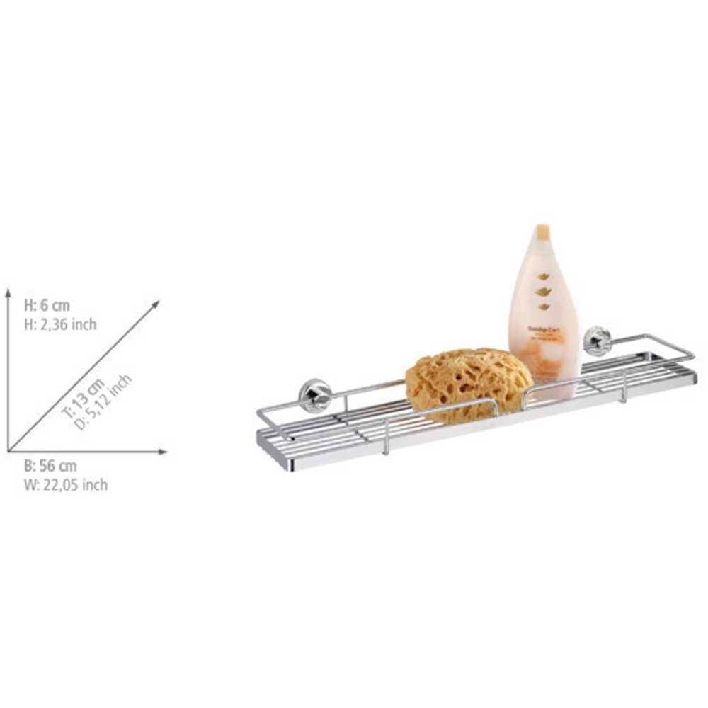 Wenko Maxiablage Sion Chrom Power-Loc® (HxBxT) 6 x 56 x 13 cm kaufen ...