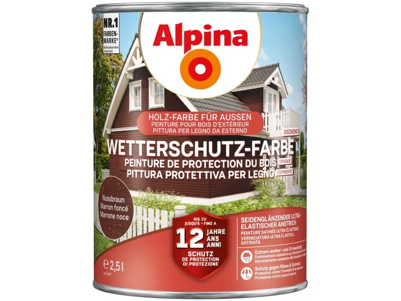 Alpina WSF deckend Nussbraun DIF 2,5 l kaufen bei OBI