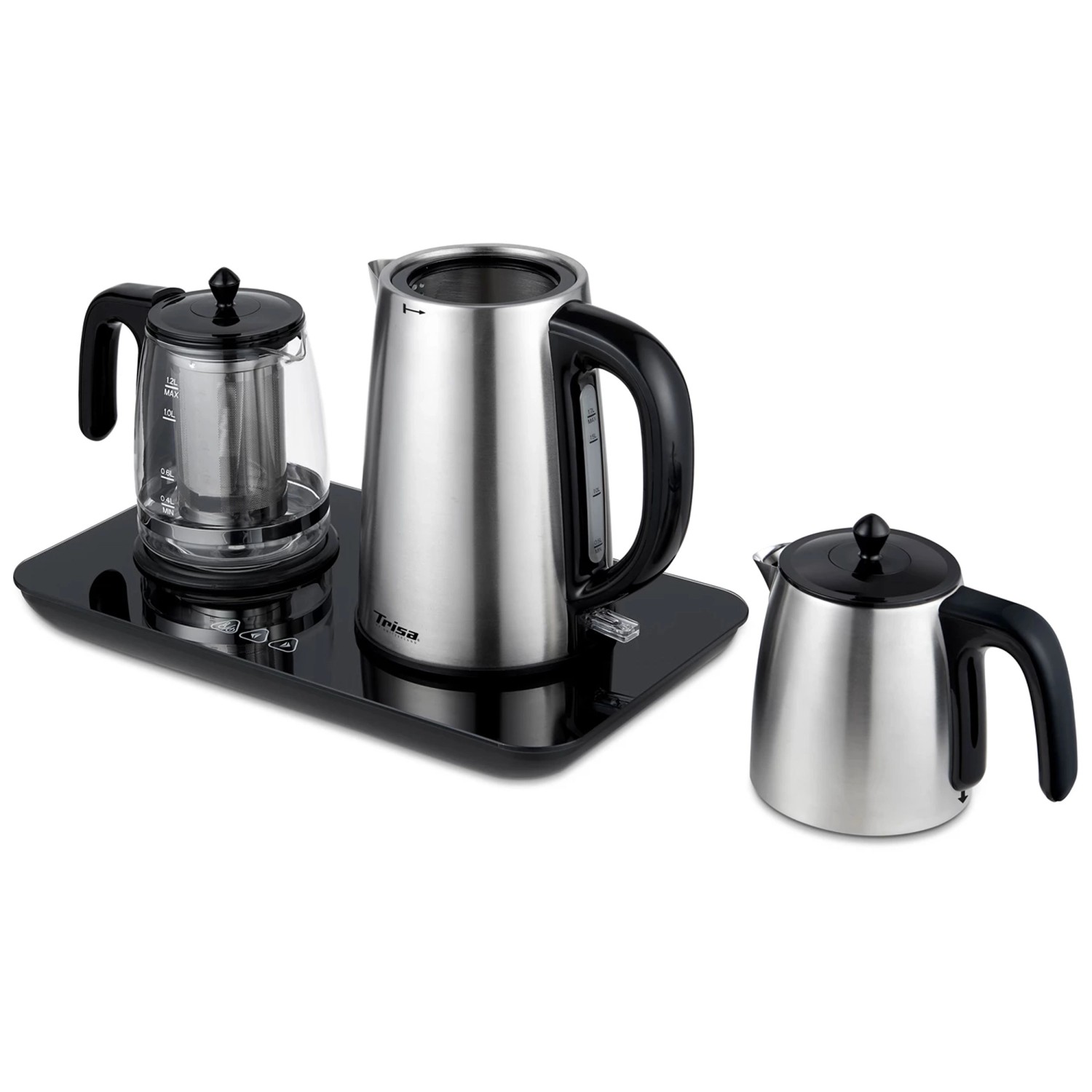 Trisa Wasserkocher-Set Tea Time Party Edelstahl 3-tlg. kaufen bei OBI