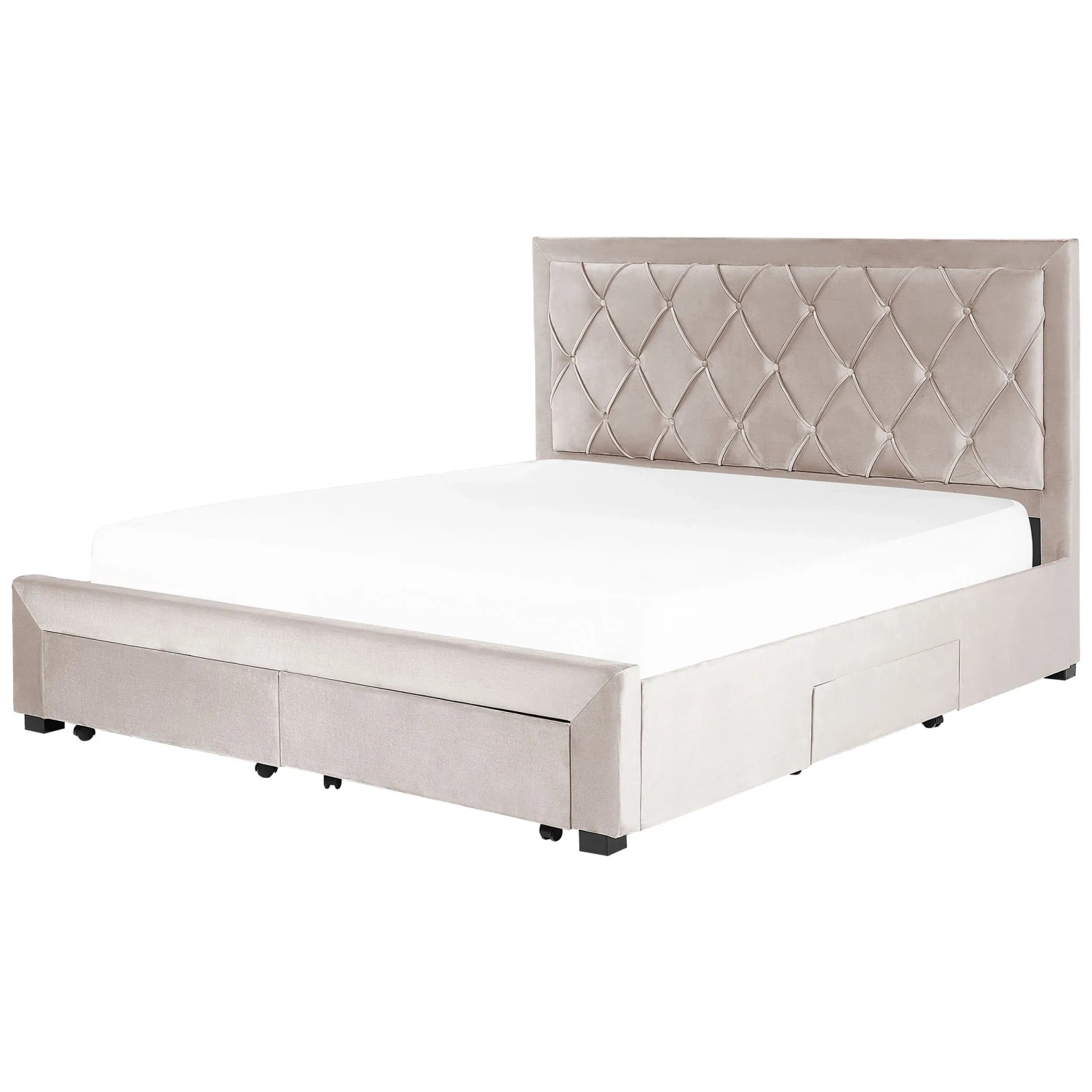 Schne Bett Beige 180x200 Ebenbild